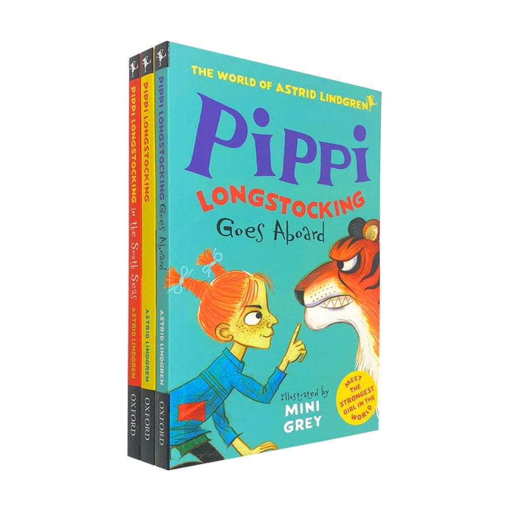 Pippi Longstocking Series By Astrid Lindgren 3 Books Collection Set ...
