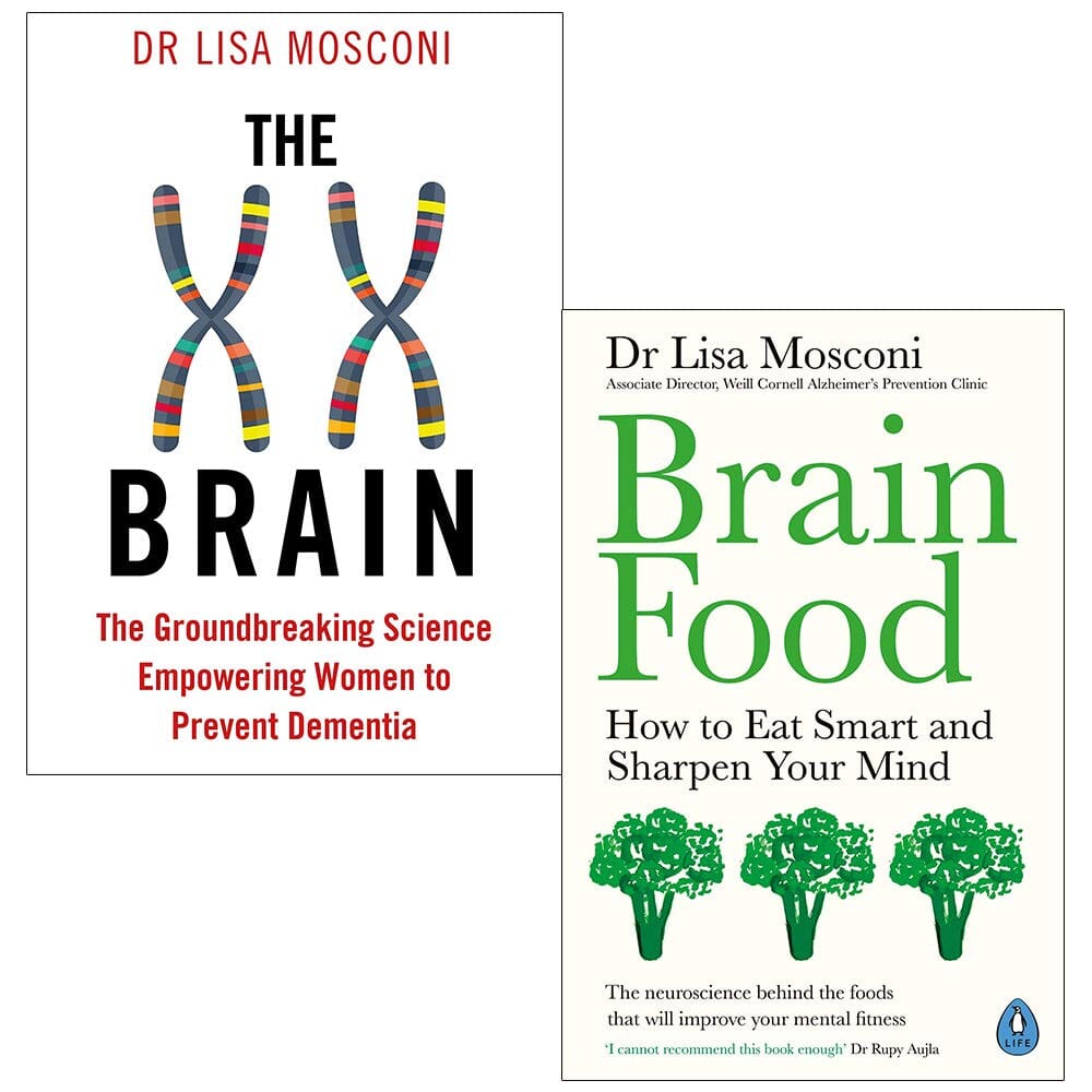 The XX Brain & Brain Food by Dr. Lisa Mosconi 2 Books Collection Set ...