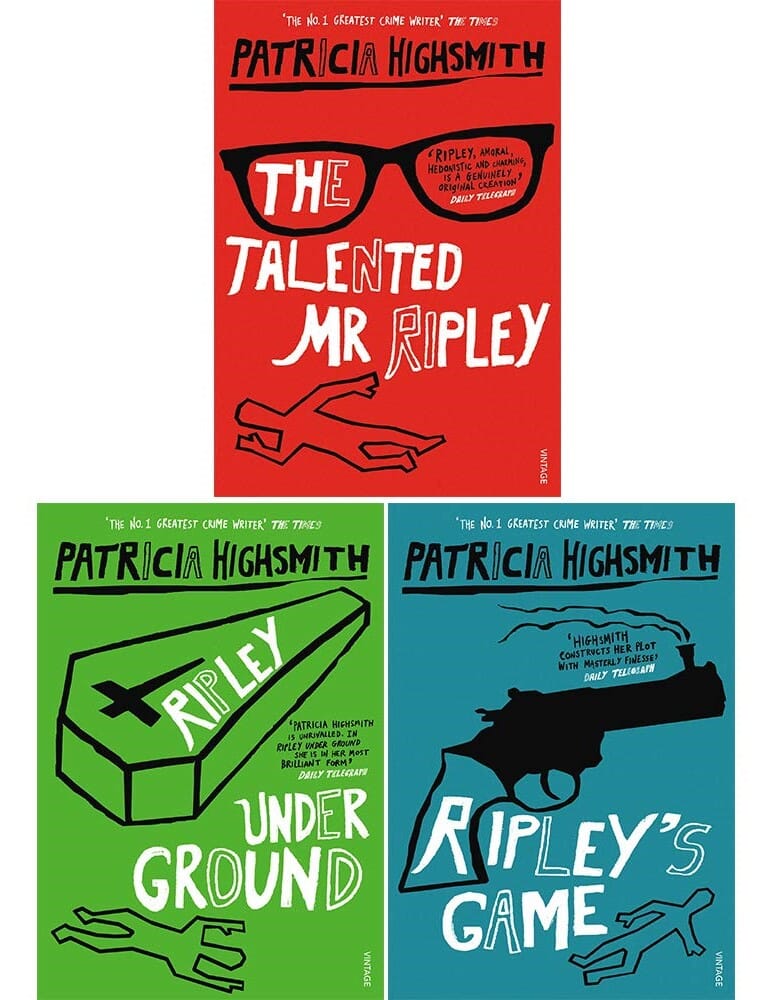 Ripley Series By Patricia Highsmith 3 Books Collection Set - Fiction ...