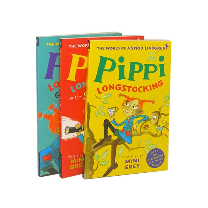 Pippi Longstocking Series By Astrid Lindgren 3 Books Collection Set ...