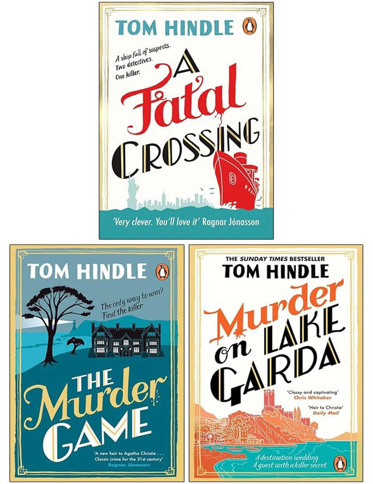 Tom Hindle Murder Mystery Collection (A Fatal Crossing, The Murder Gam ...