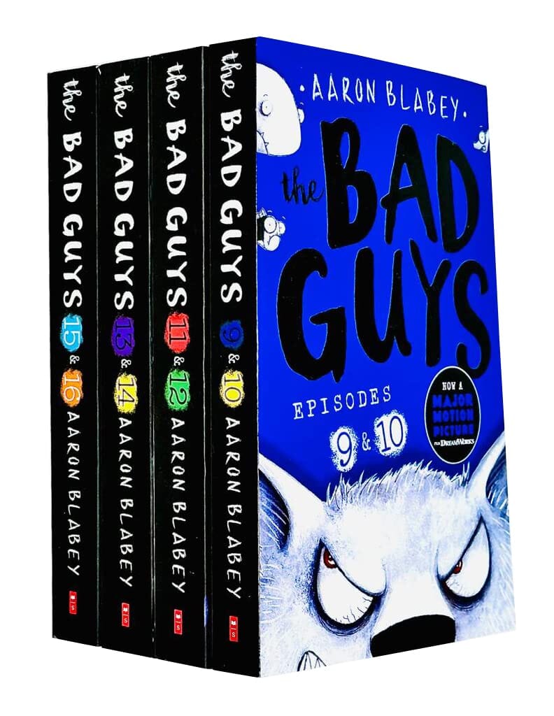The Bad Guys Episodes 9-16 By Aaron Blabey 4 Books Collection Set - Ag ...