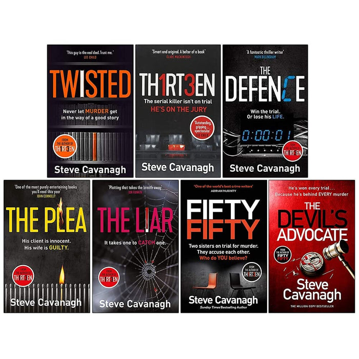 Eddie Flynn Series By Steve Cavanagh 7 Books Collection Set - Fiction — Books2Door