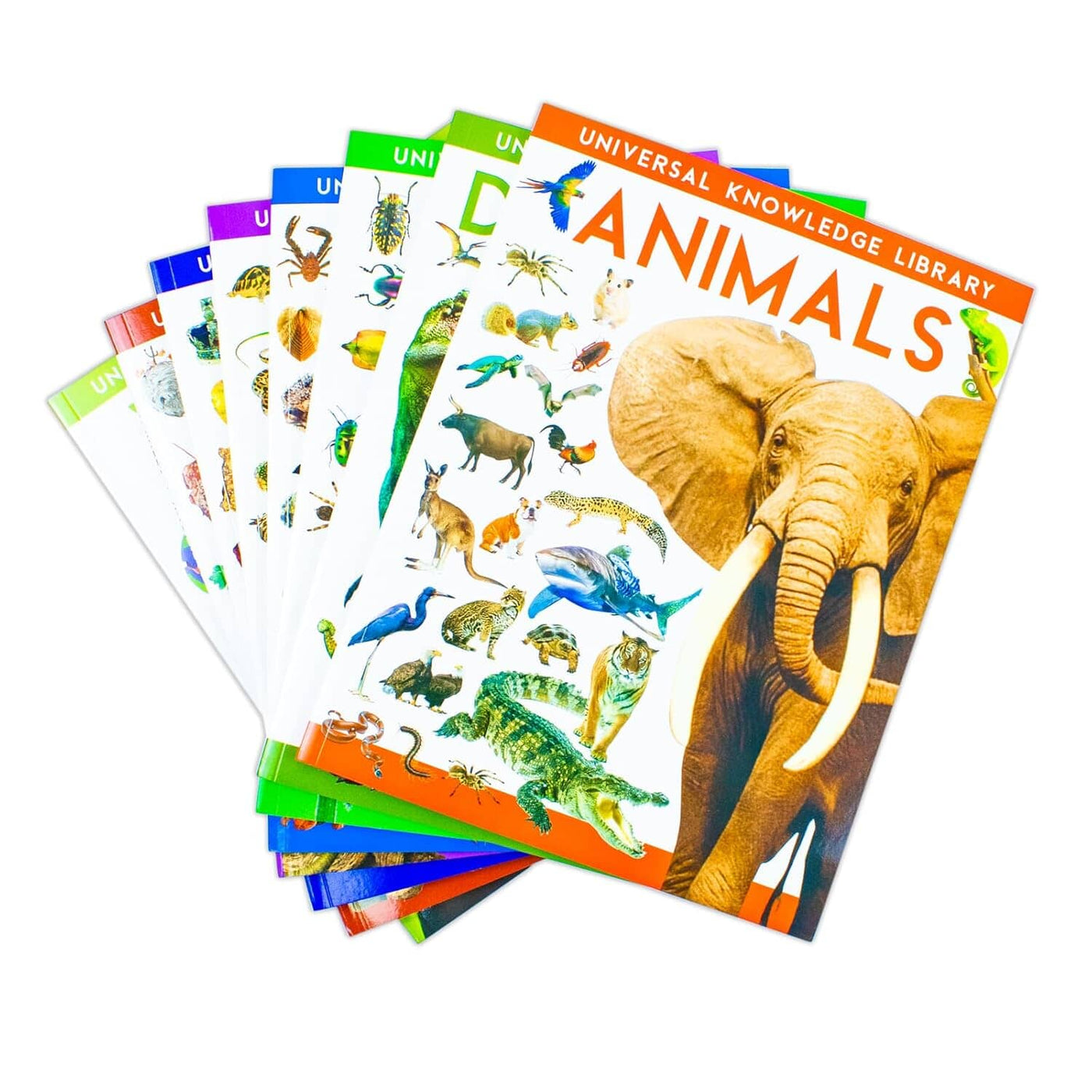 Universal Knowledge Library Series: Animals and Nature 8 Books Collect ...