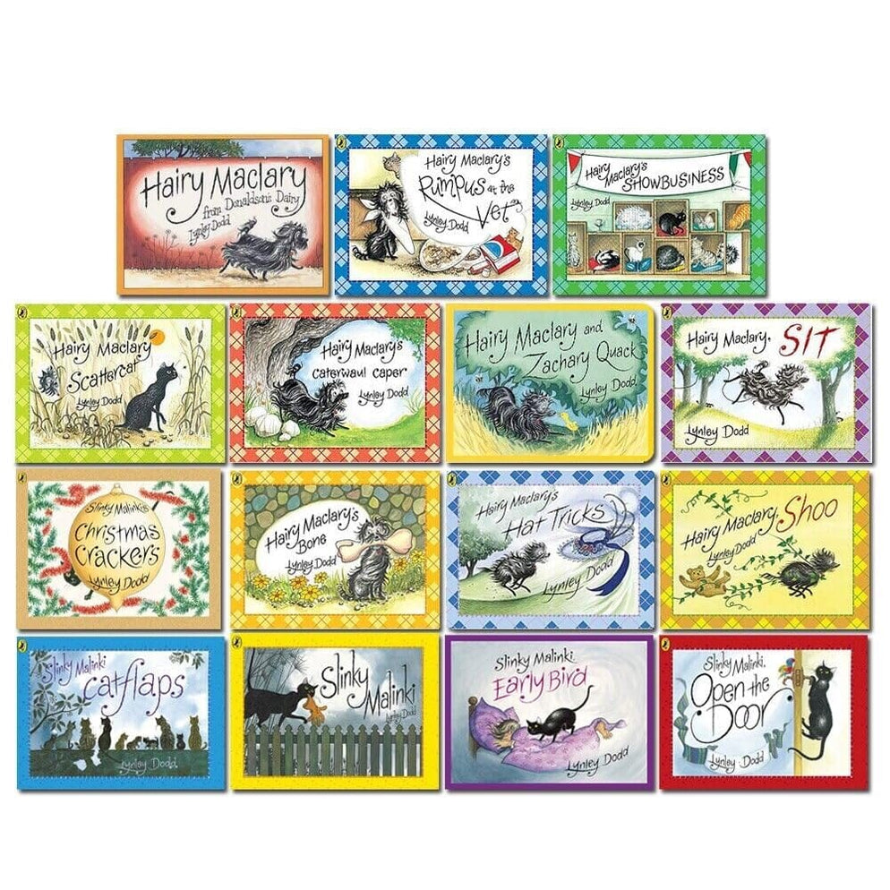 Lynley Dodd Hairy Maclary and Friends Series 15 Books Set - Ages 2 ...