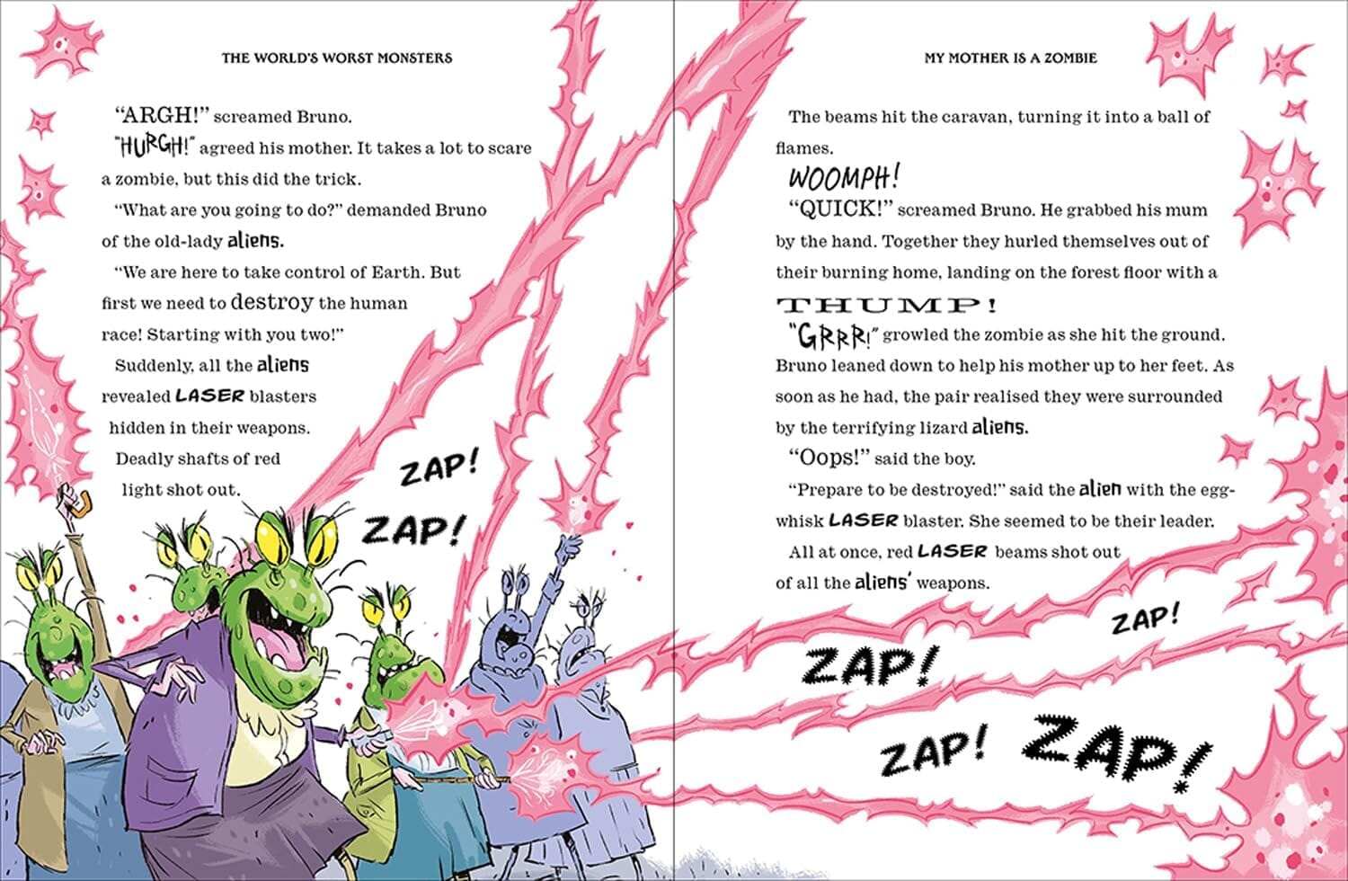 The World’s Worst Monsters & Pets by David Walliams (Illustrated) 2 Bo ...