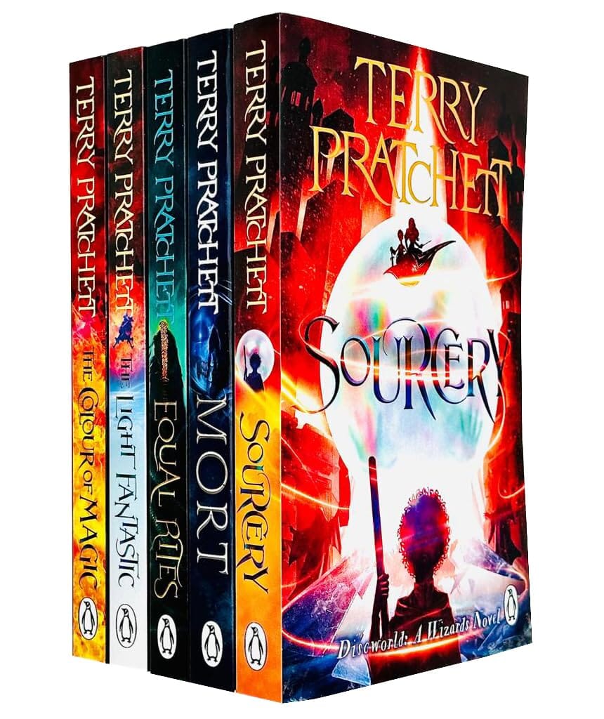 Discworld Series by Terry Pratchett: Book 1-5 Collection Set - Fiction ...