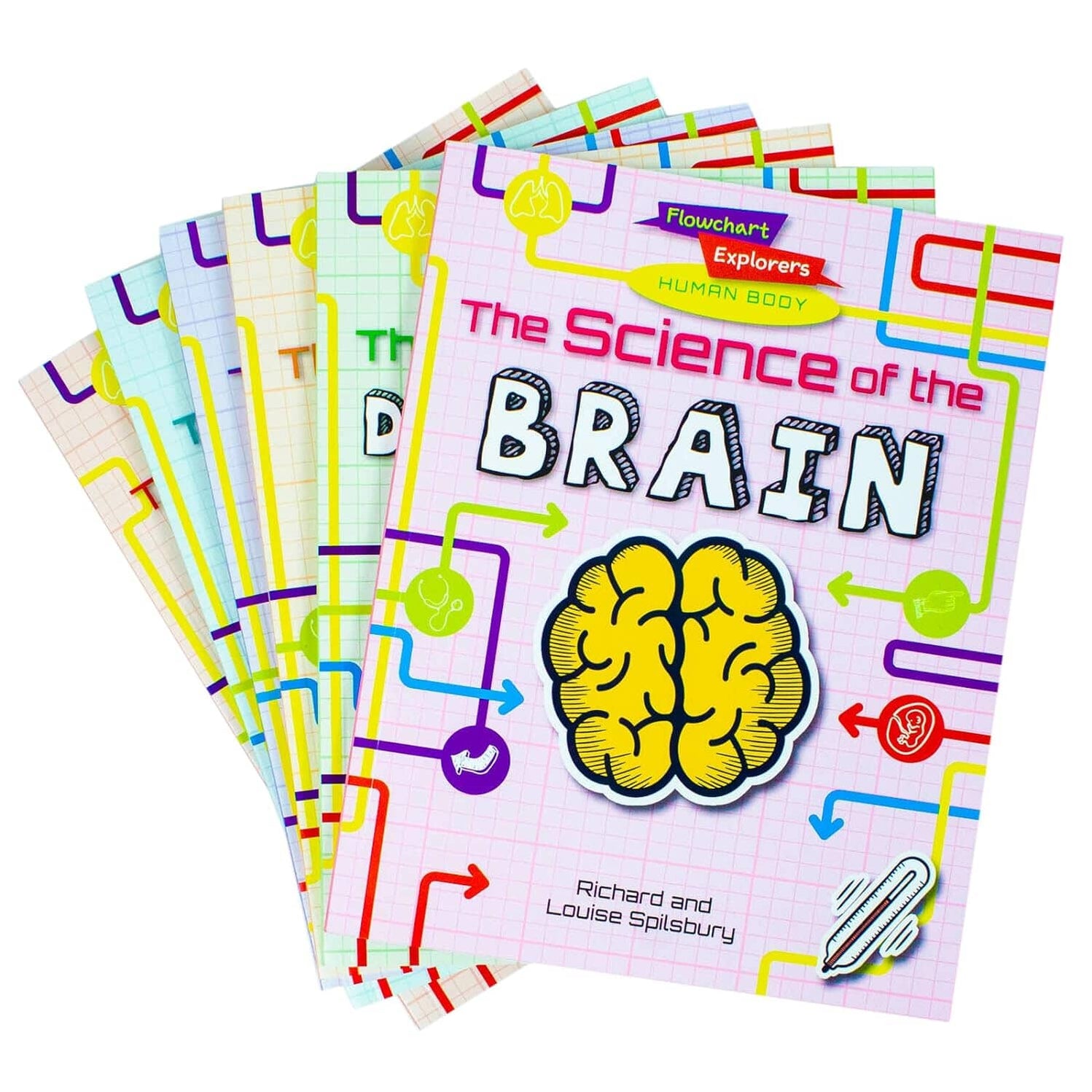 Flowchart Explorers Human Body Series 6 Books Collection Set - Ages 9 ...