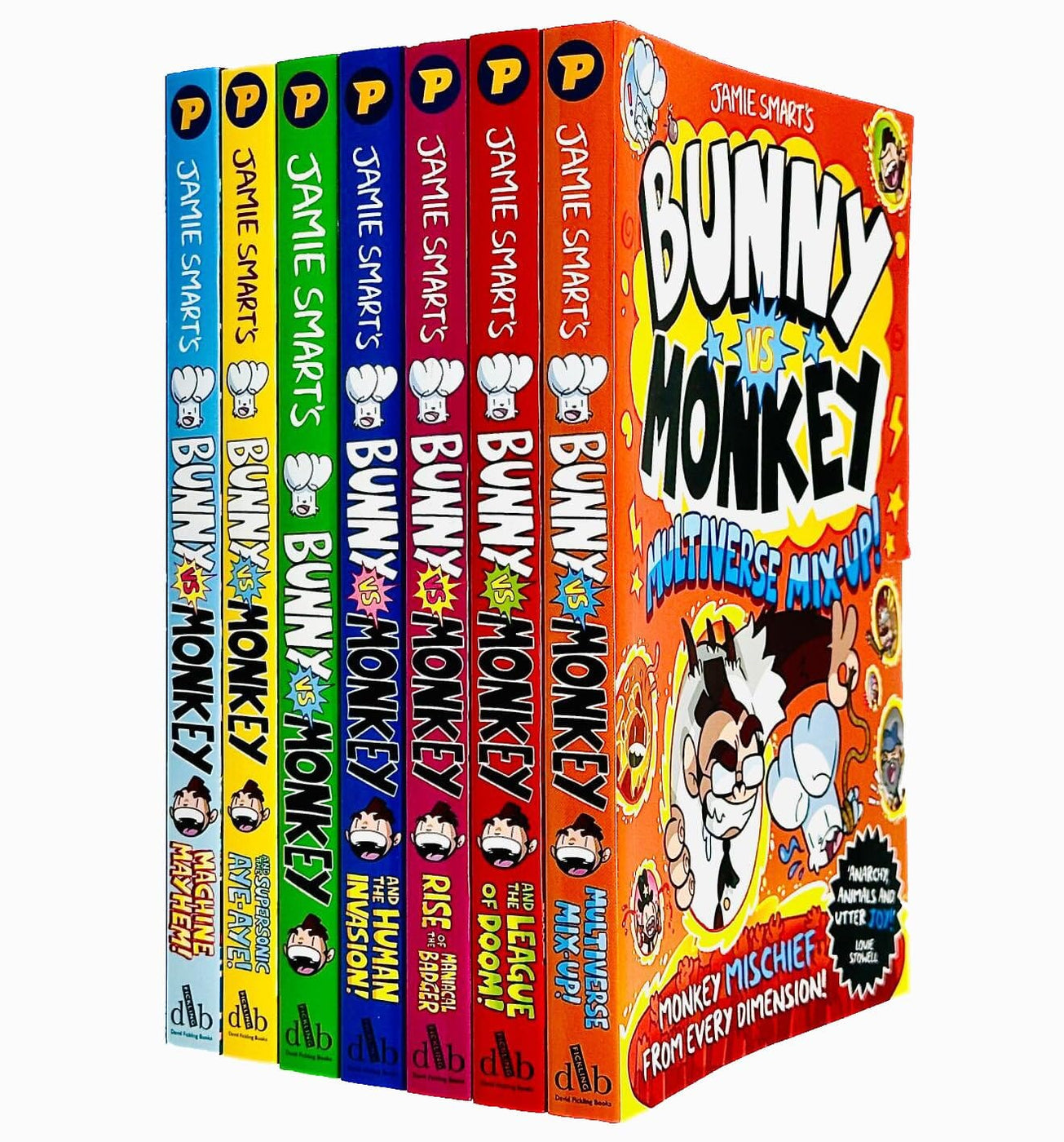 Bunny vs Monkey by Jamie Smart 5 Books Set — Books2Door