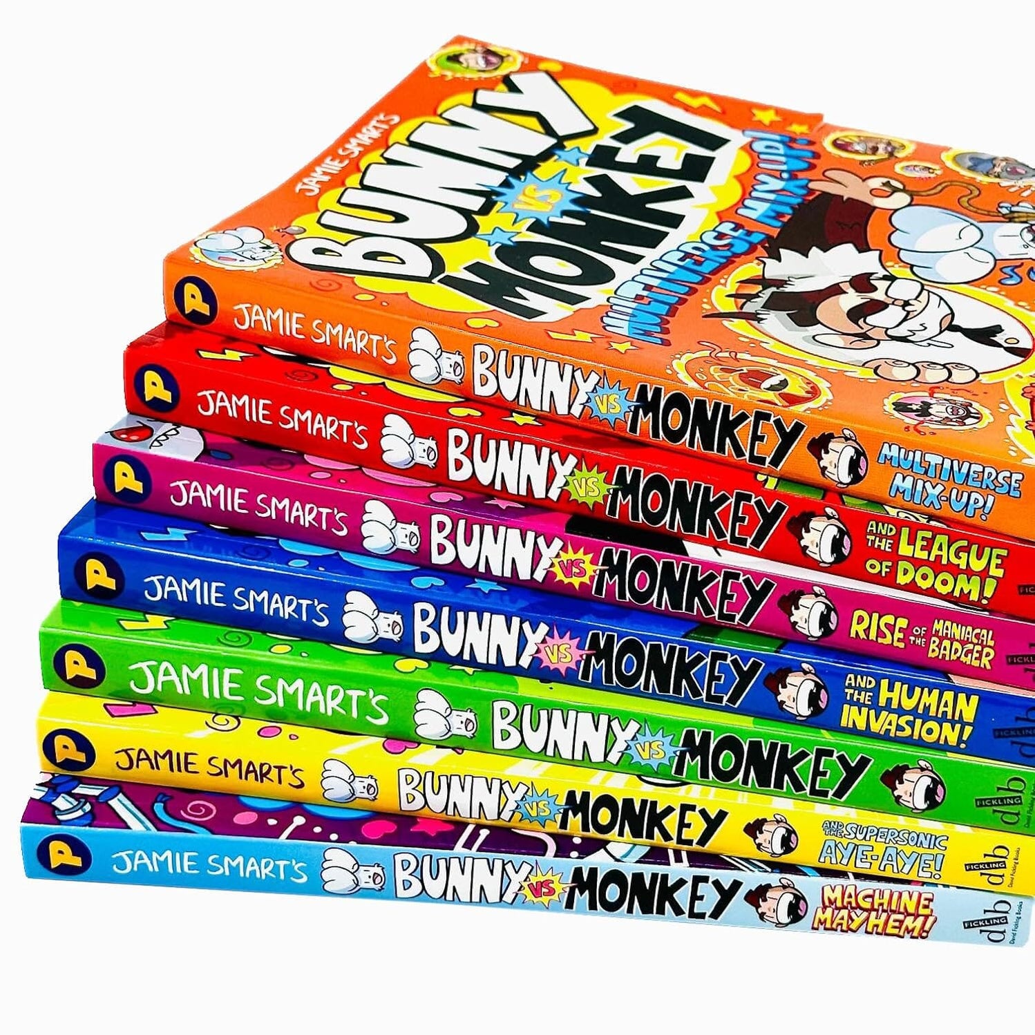 Bunny vs Monkey by Jamie Smart 5 Books Set — Books2Door