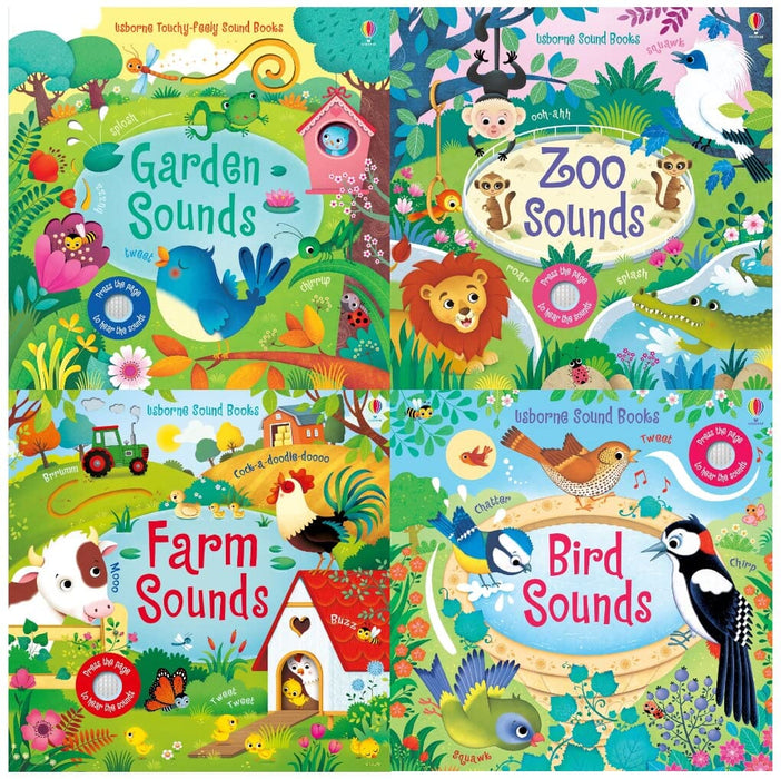 Usborne Sound Books By Sam Taplin 4 Books Collection Set (Series 2 ...