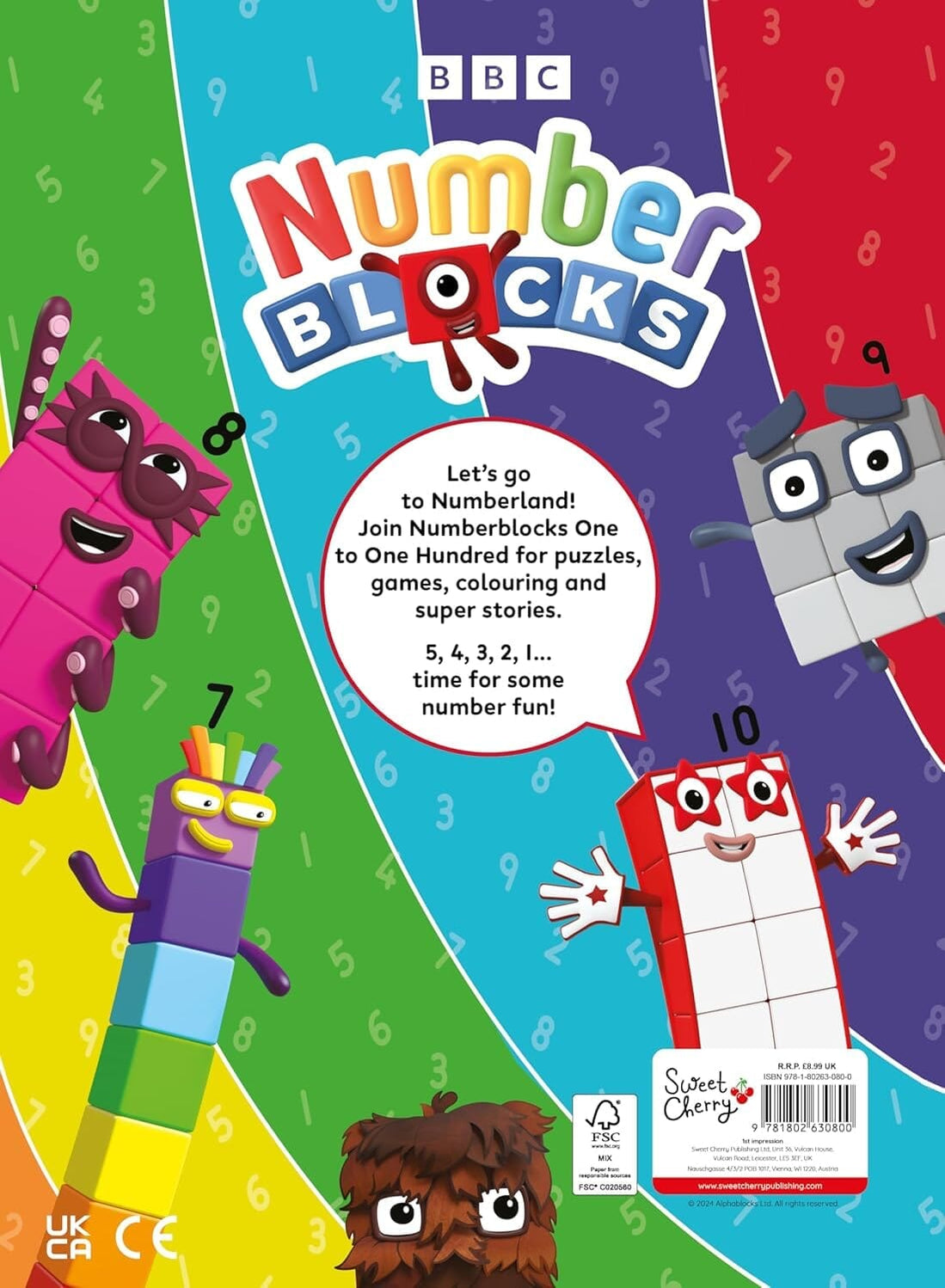 Numberblocks Annual 2025 by Sweet Cherry Publishing - Ages 3-5 - Hardb ...