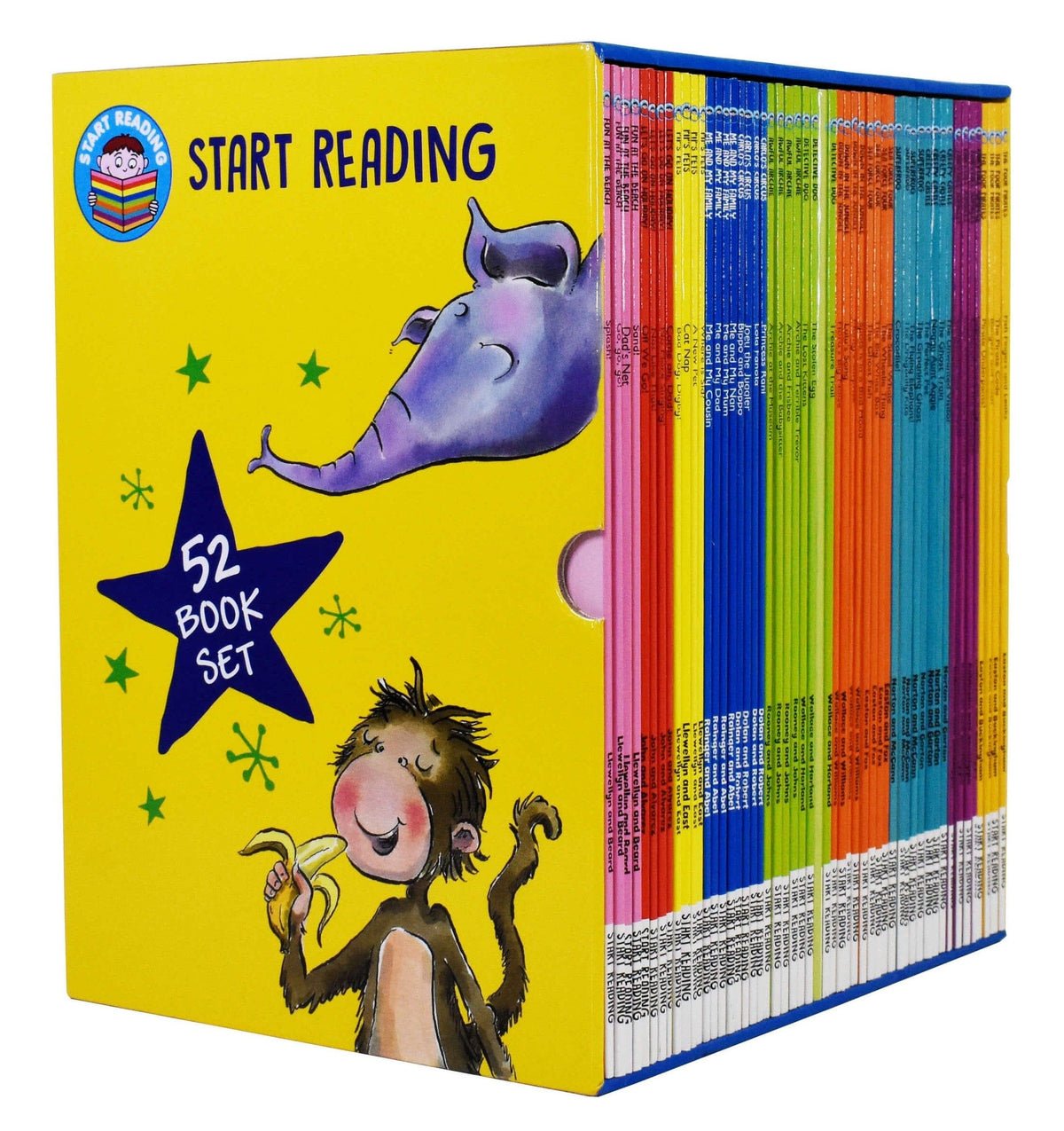 Start Reading 52 Books Collection Box Set Level 1 to 9 - Ages 5-7 - Pa ...