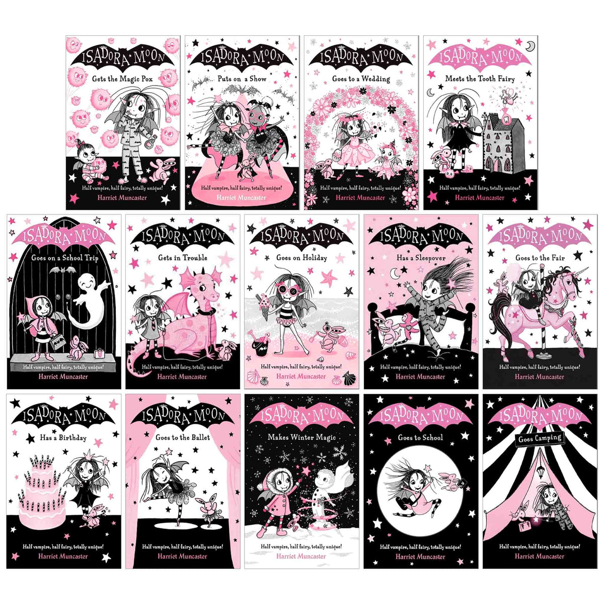 Isadora Moon by Harriet Muncaster 14 Books Collection Set - Ages 5 ...