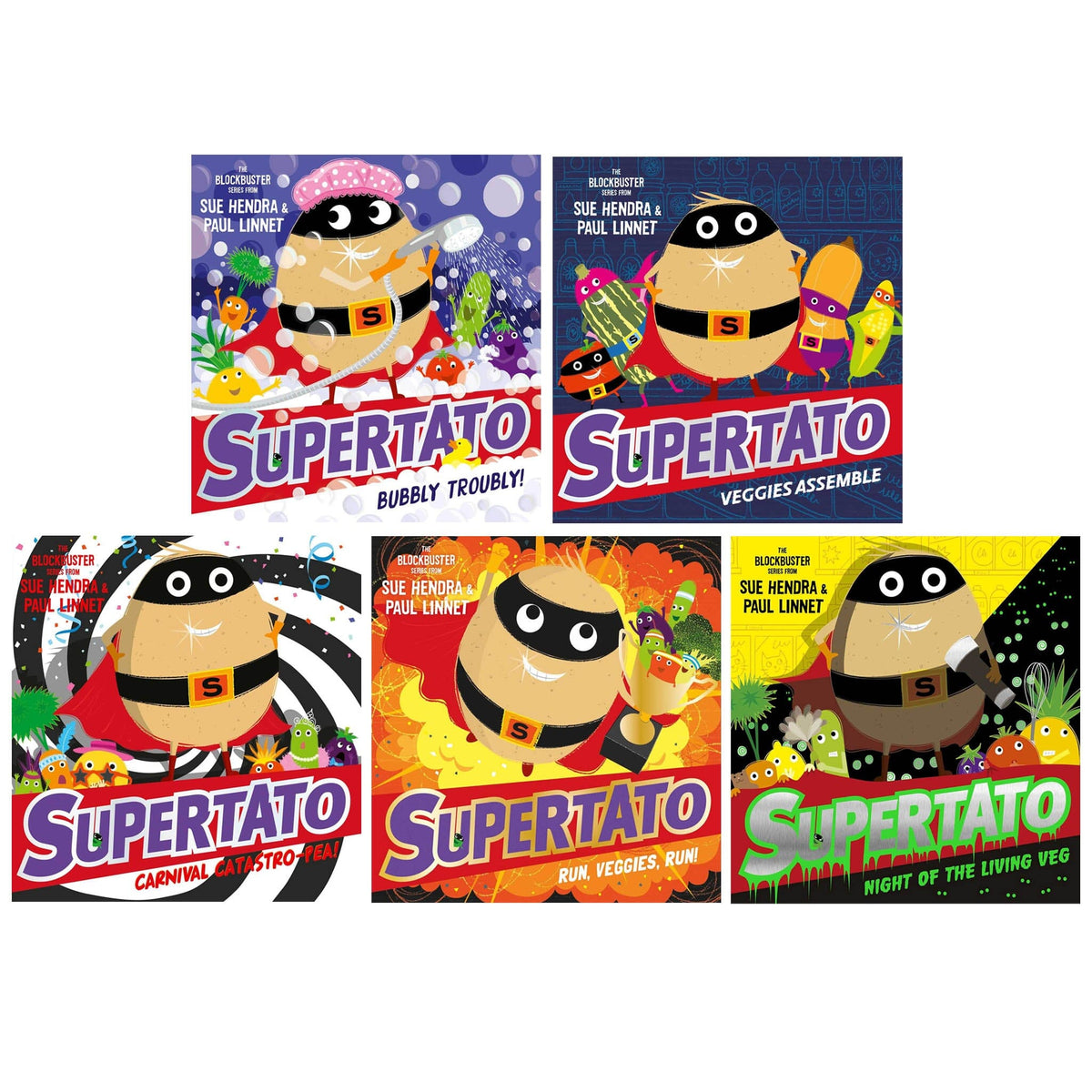 Supertato Series 5 Books Collection Set By Sue Hendra & Paul Linnet ...