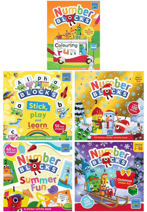 Numberblocks Christmas Colouring Fun & Sticker Activity Book Collectio ...