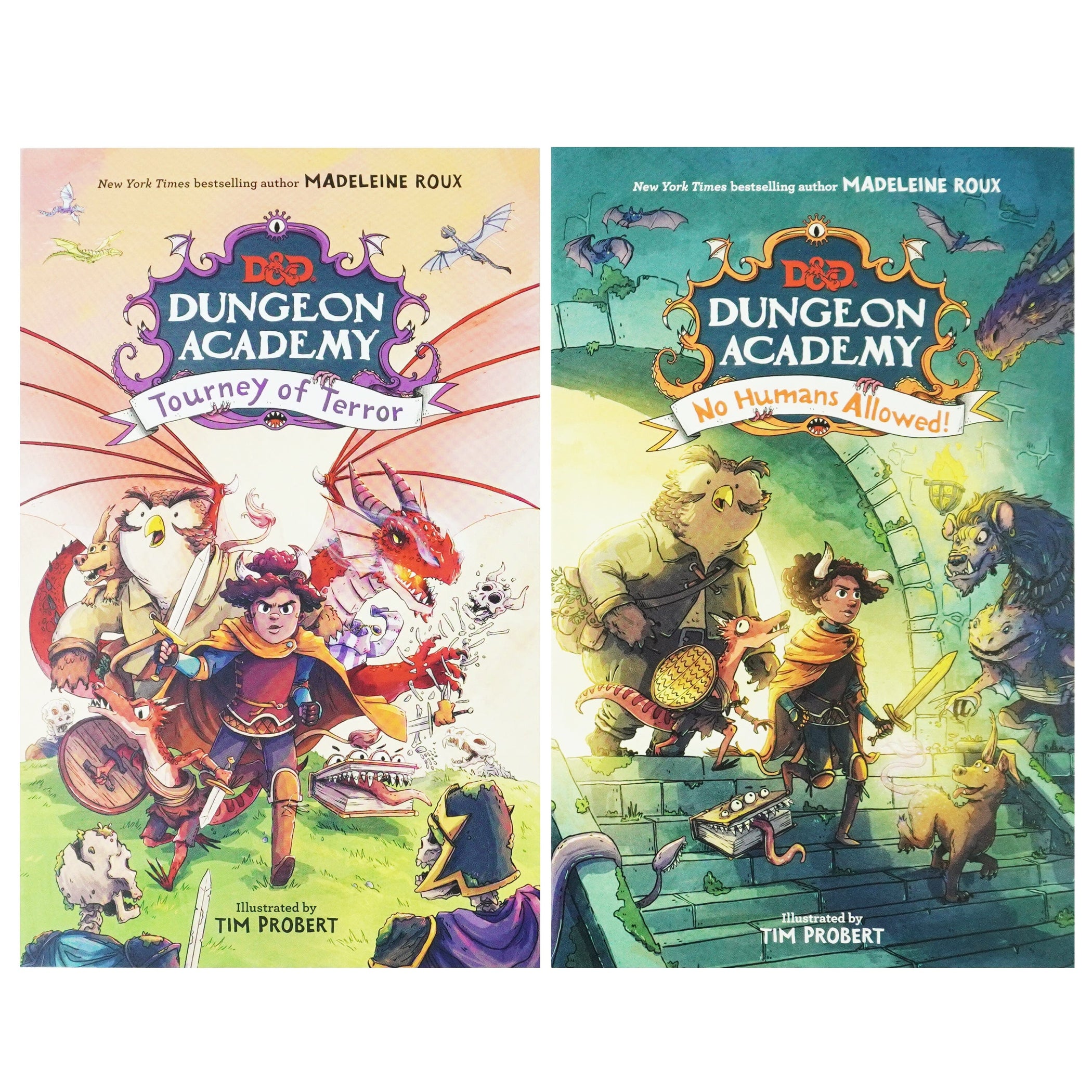 Dungeons & Dragons: Dungeon Academy Series by Madeleine Roux 2 Books C ...