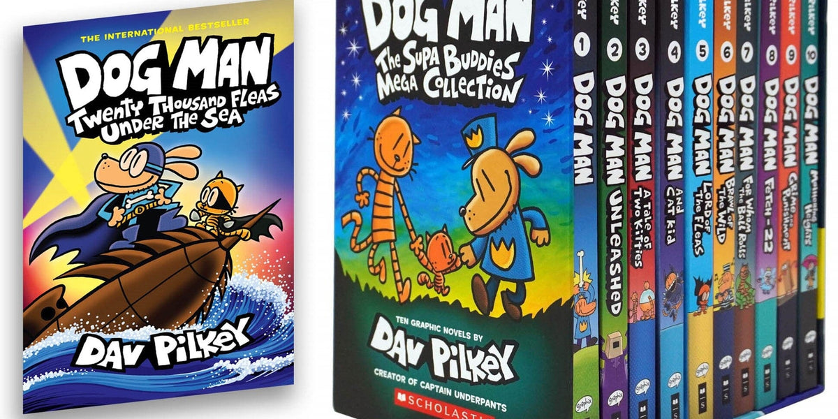 Dog Man by Dav Pilkey: Books 1-10 — Books2Door