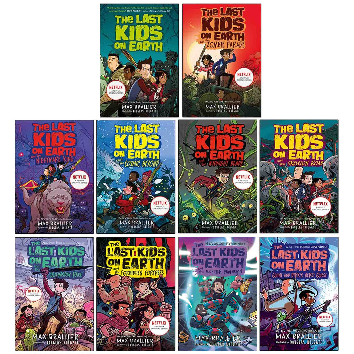 Last Kids on Earth Series by Max Brallier 10 Books Collection Set - Ag ...