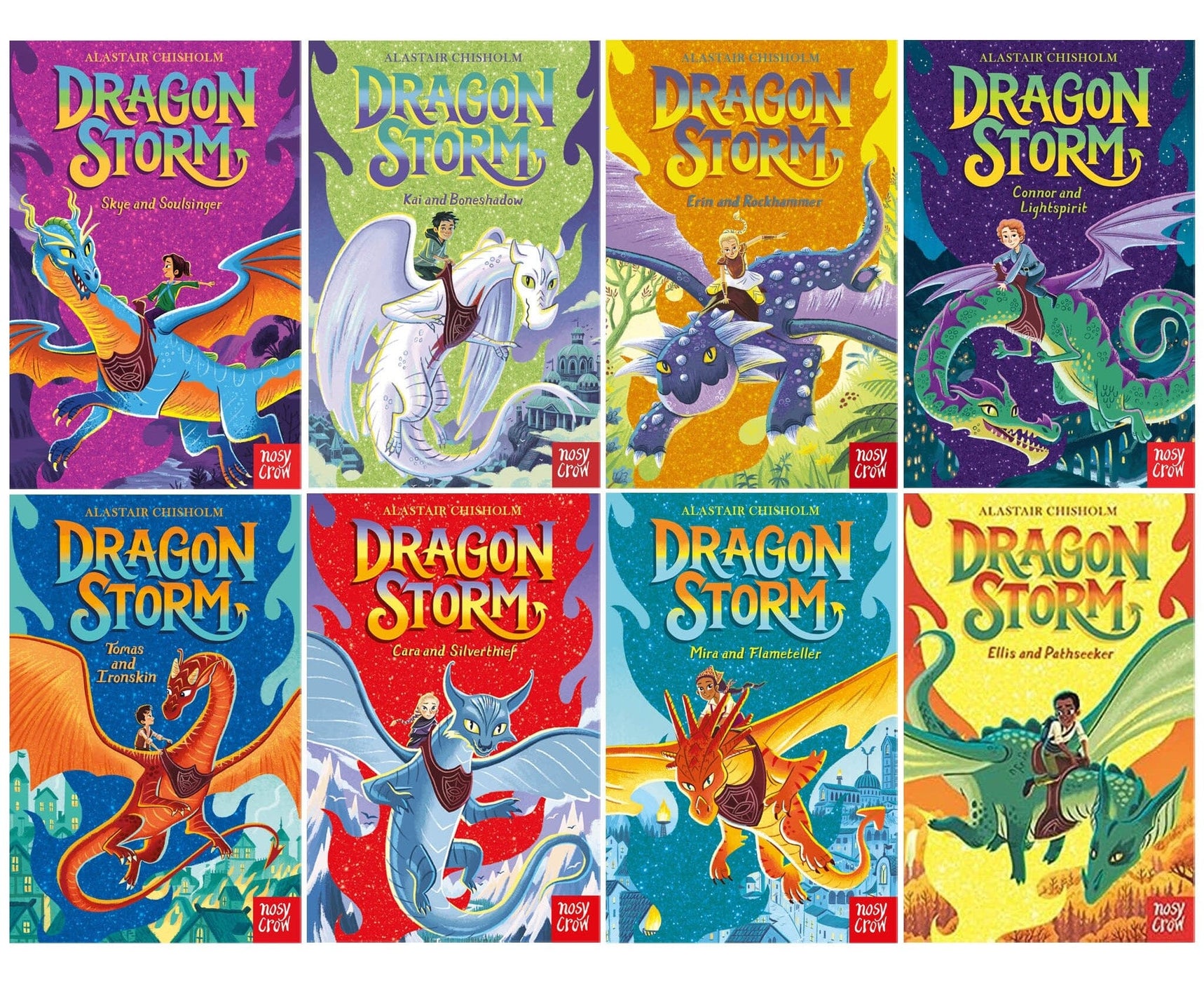Dragon Storm Series By Alastair Chisholm 8 Books Collection Set - Ages ...