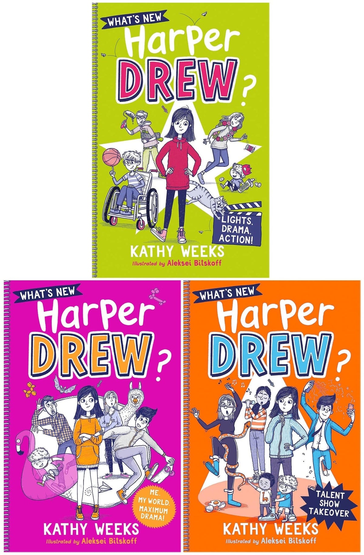 What's New, Harper Drew? Series By Kathy Weeks 3 Books Collection Set ...