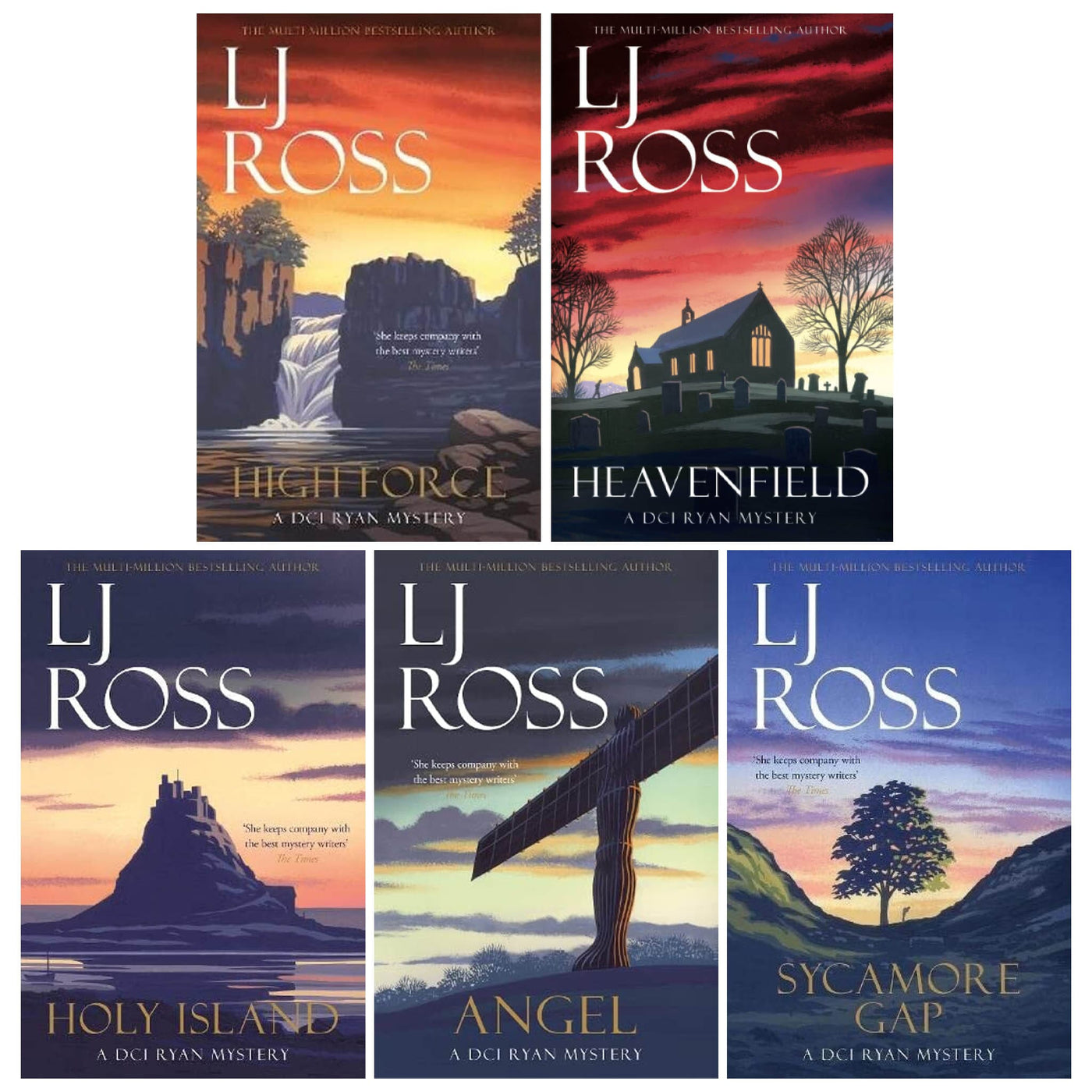 The DCI Ryan Mysteries (Vol. 1-5) By LJ Ross 5 Books Collection Set ...
