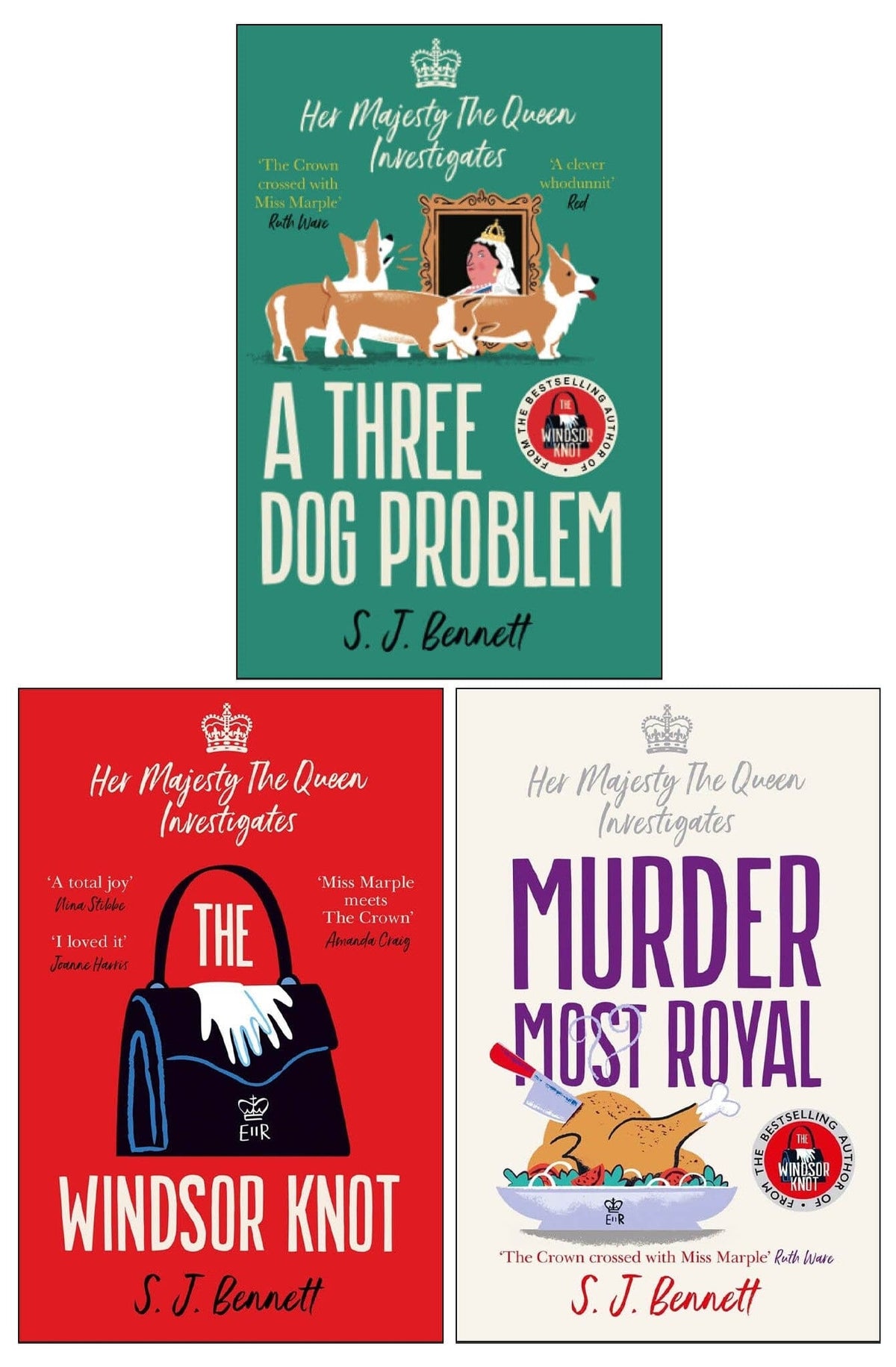 Her Majesty the Queen Investigates Series By SJ Bennett 3 Books Collec ...
