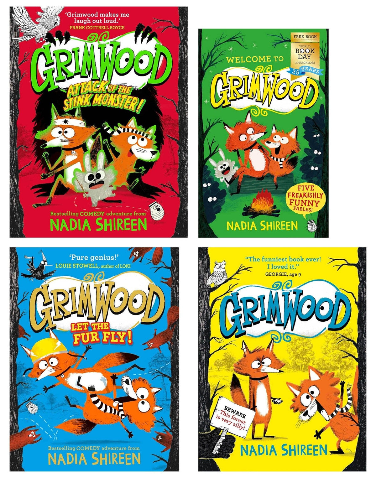 Grimwood Collection by Nadia Shireen 4 Books Set - Ages 5+ - Paperback ...