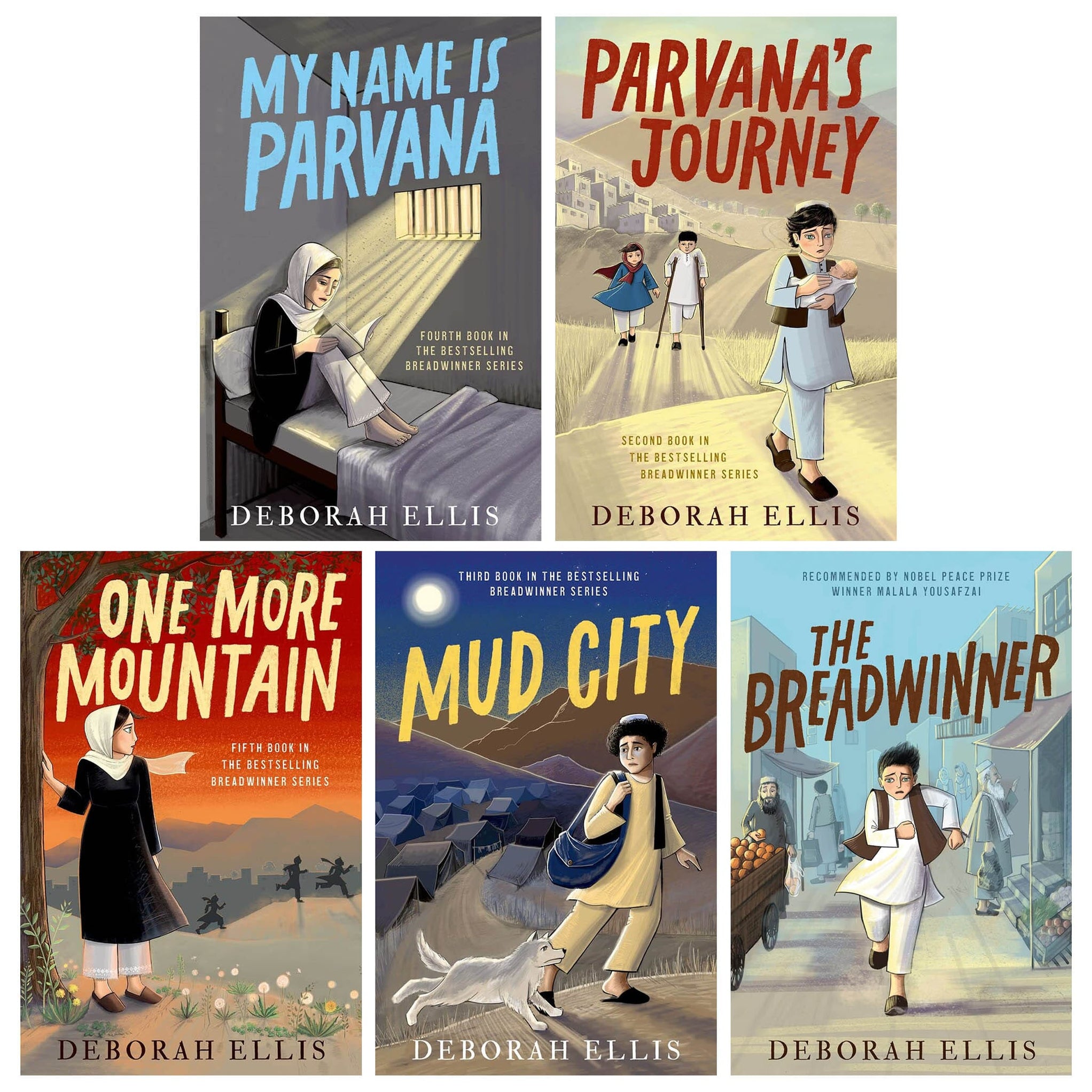 Breadwinner Series By Deborah Ellis 5 Books Collection Box Set - Ages ...