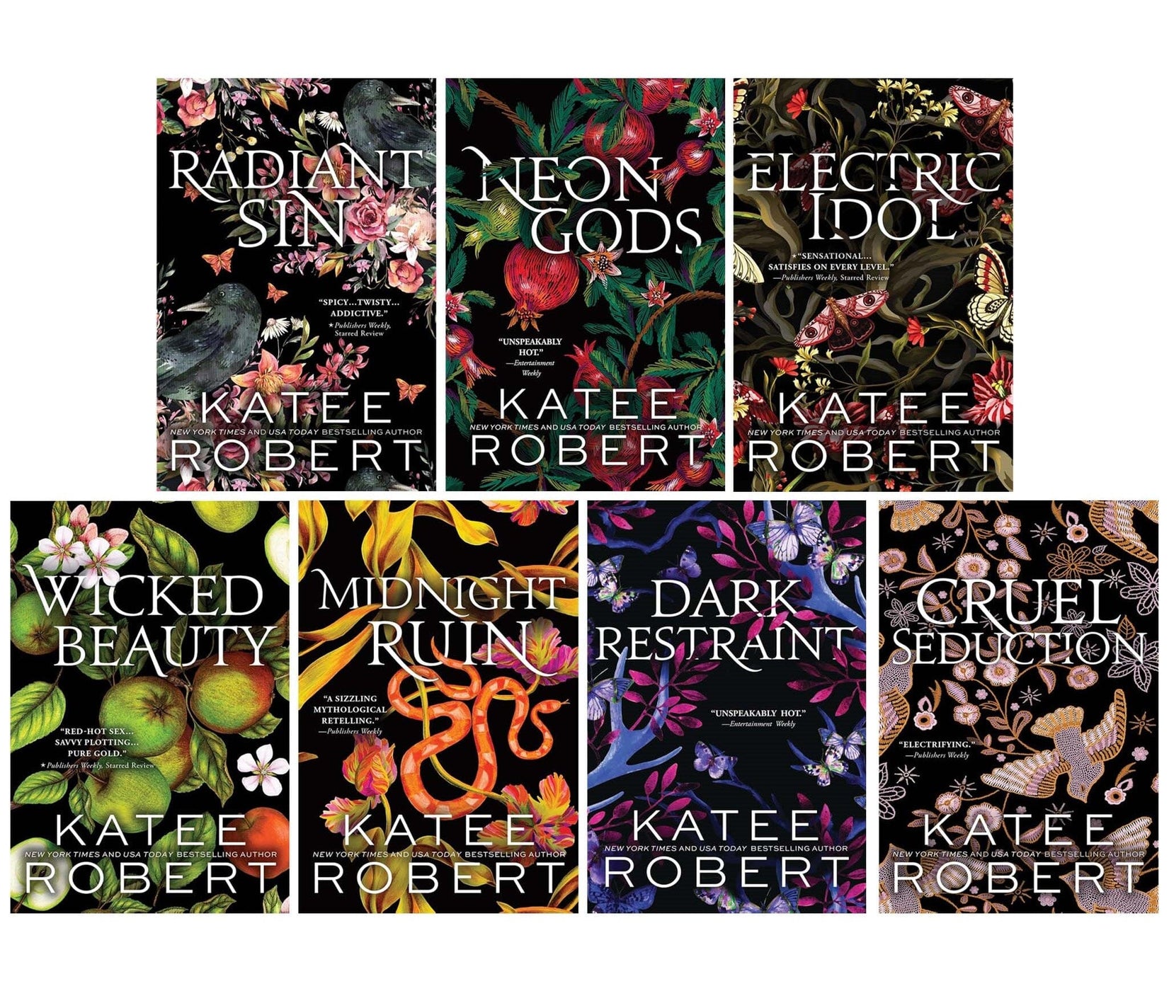 Dark Olympus Series (Book 1-7) By Katee Robert 7 Books Collection Set ...