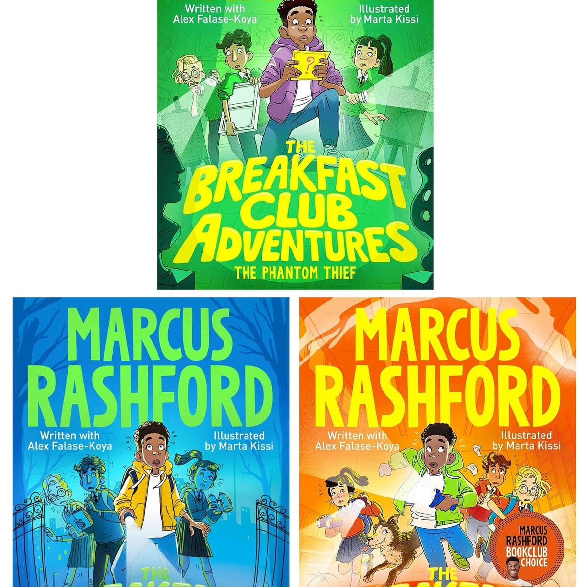The Breakfast Club Adventures Series By Marcus Rashford 3 Books Collec ...