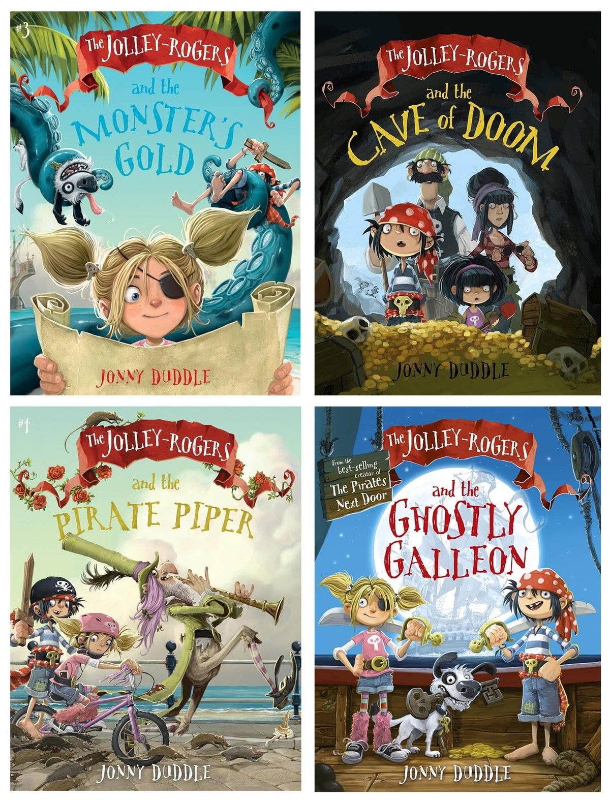 Jolley-Rogers Series By Jonny Duddle 4 Books Collection Set - Ages 5-9 ...
