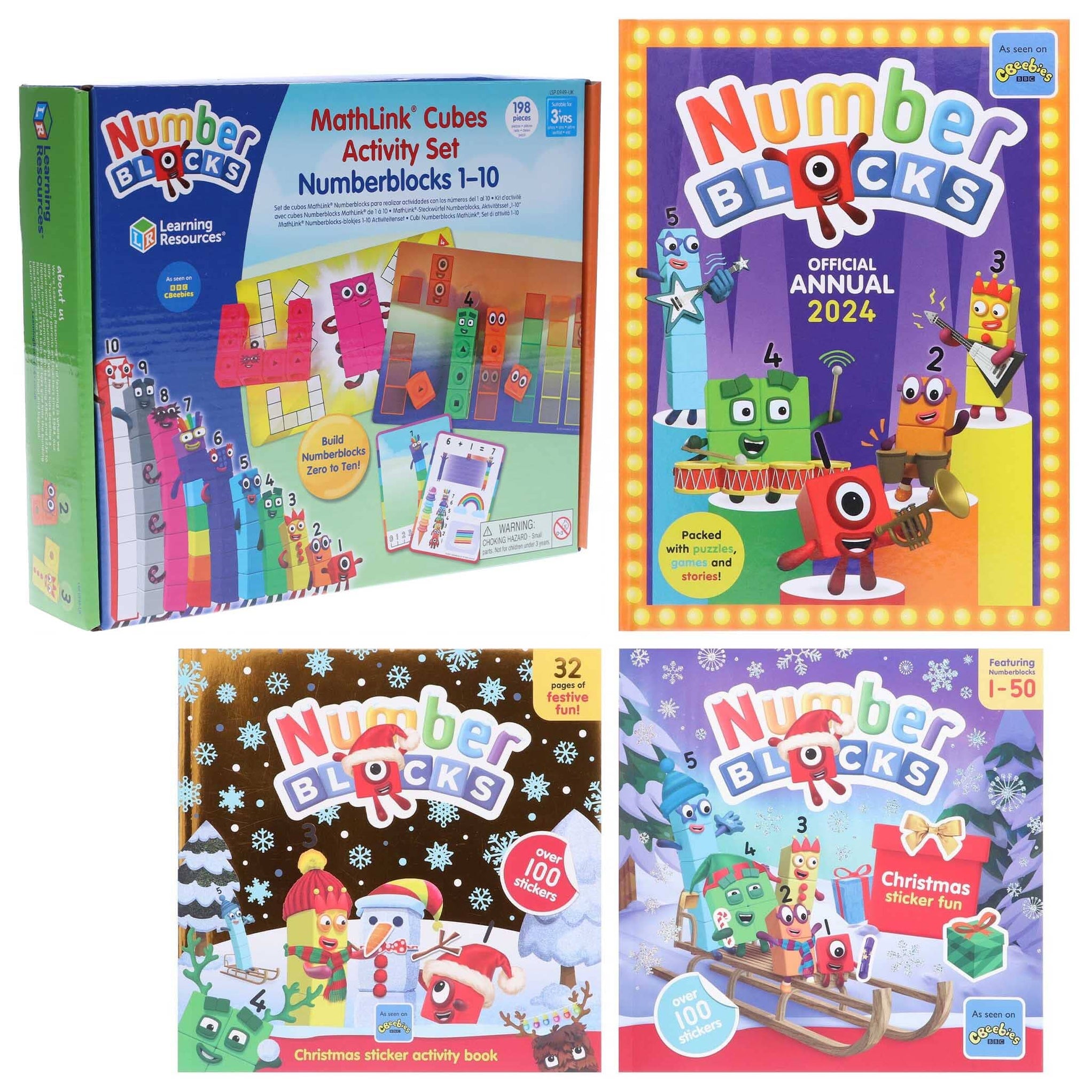 Numberblocks Christmas Special Deal - Book + Educational Toy Collectio ...