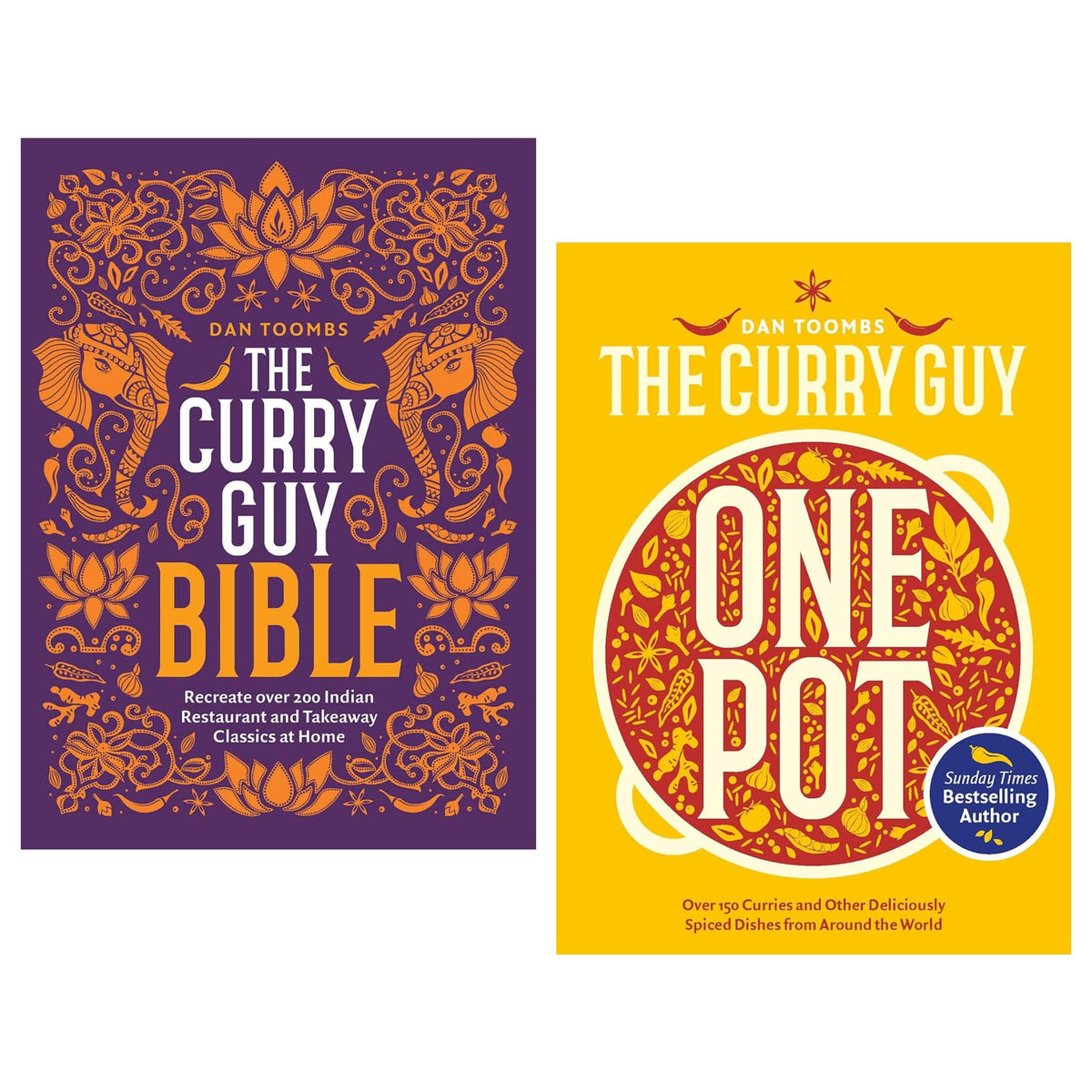 Curry Guy One Pot & The Curry Guy Bible by Dan Toombs: 2 Books Collect ...