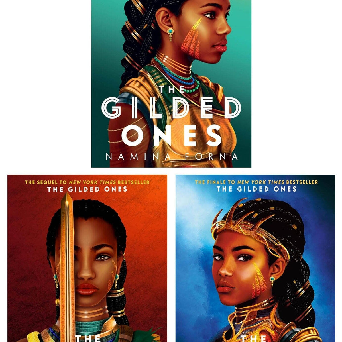 The Gilded Ones Series 3 Books Collection Set By Namina Forna - Ages 1 ...