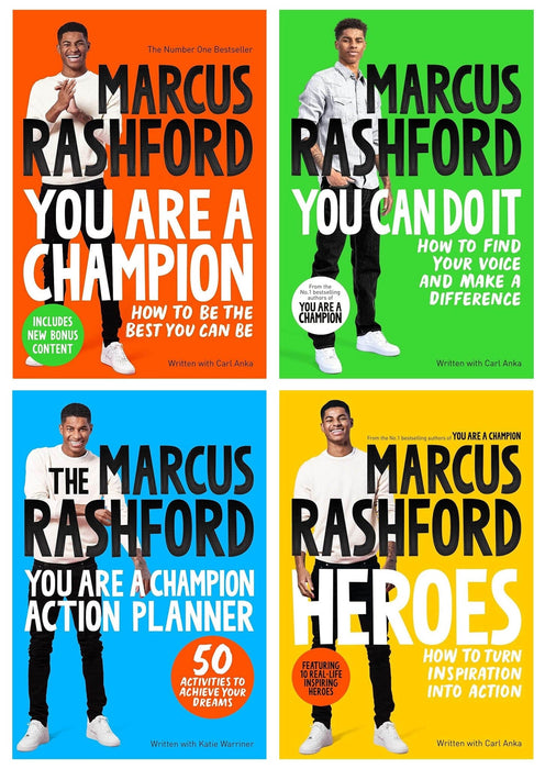 Marcus Rashford 4 Books Collection Set - Ages 10-14 - Paperback ...