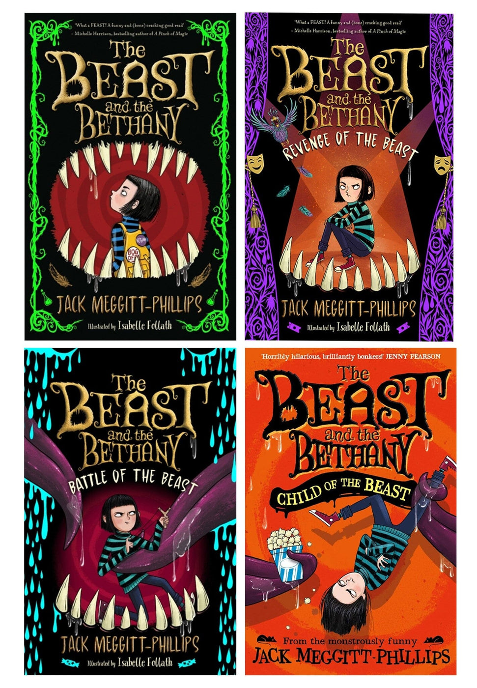 The Beast and the Bethany Series By Jack Meggitt-Phillips 4 Books Coll ...