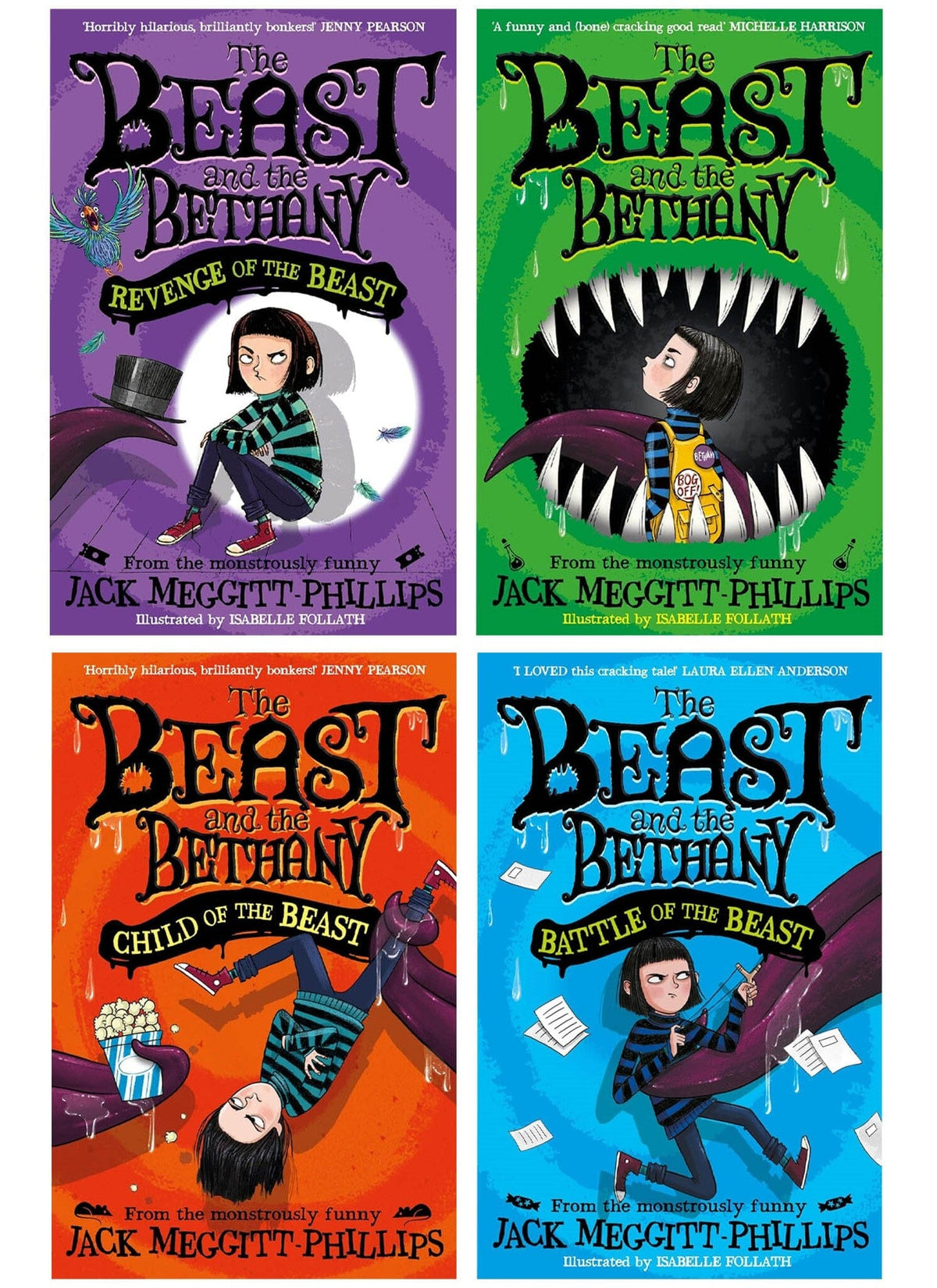 The Beast and the Bethany Series By Jack Meggitt-Phillips 4 Books Coll ...