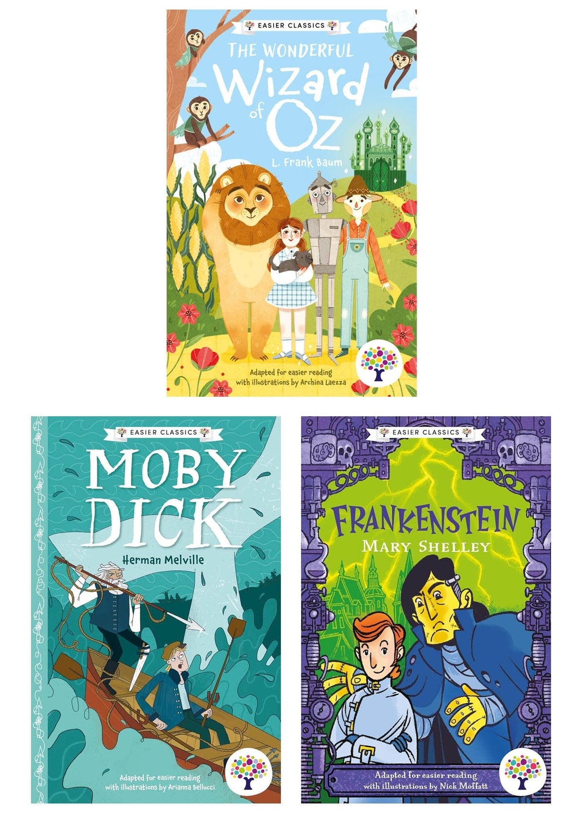 Easier Classics Reading Library (Starter) 3 Books Collection Set - Age ...