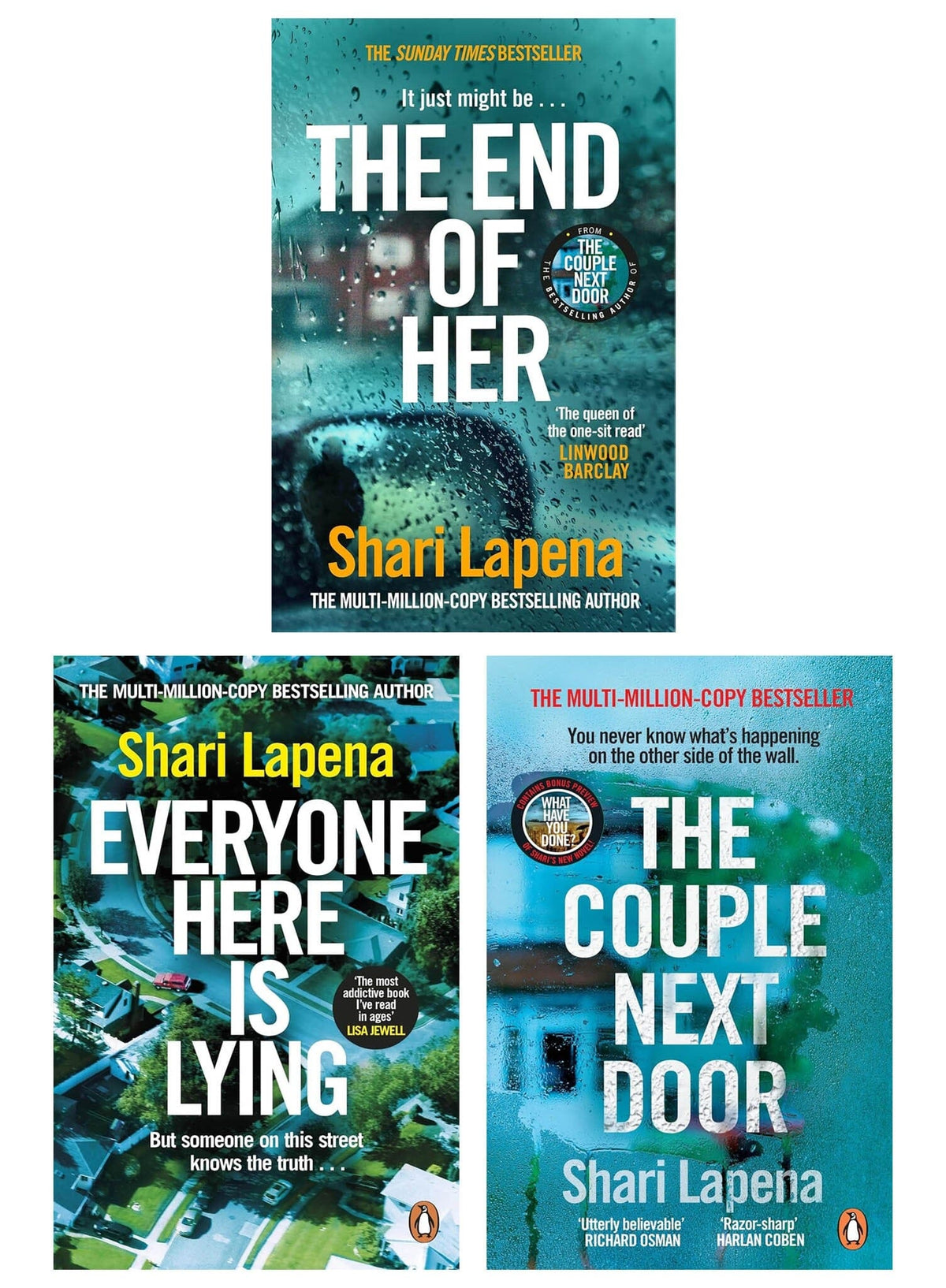 Shari Lapena 3 Books Collection Set - Fiction - Paperback — Books2Door