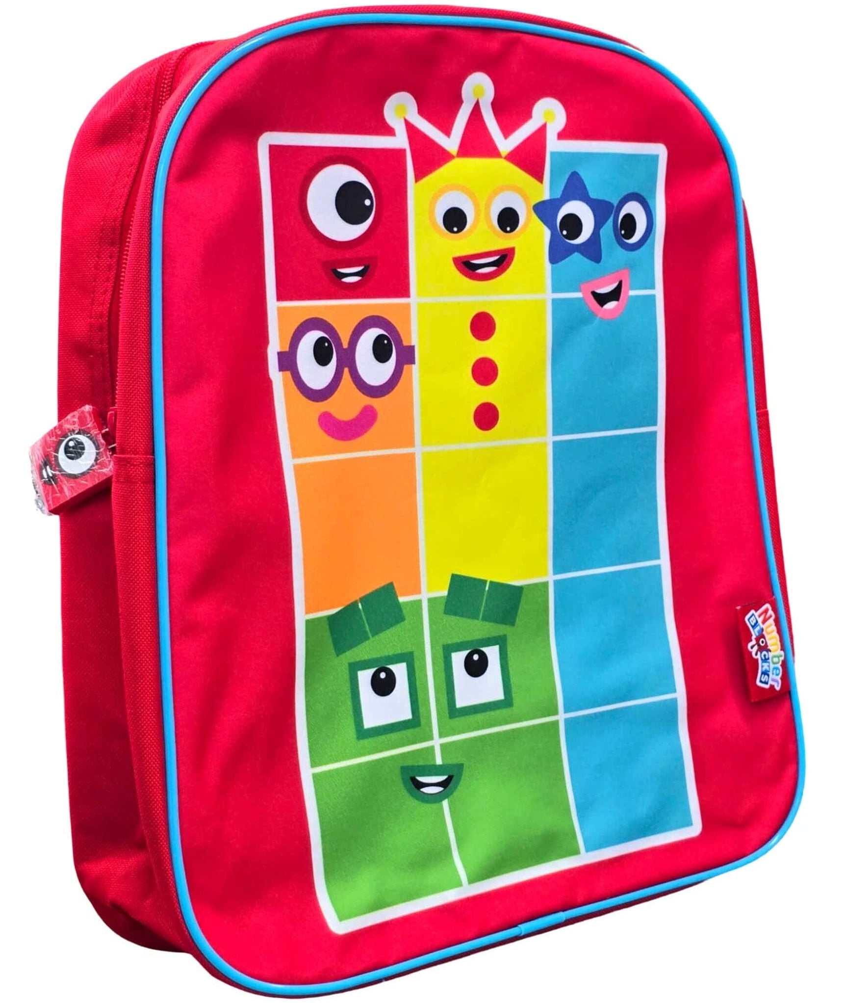 Numberblocks Backpack: Children's Nursery Red School Bag - Ages 3 ...