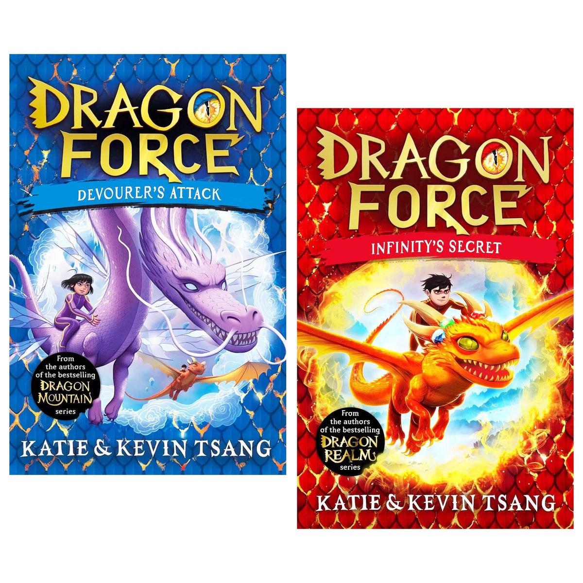 Dragon Force Series by Katie Tsang and Kevin Tsang 2 Books Collection ...