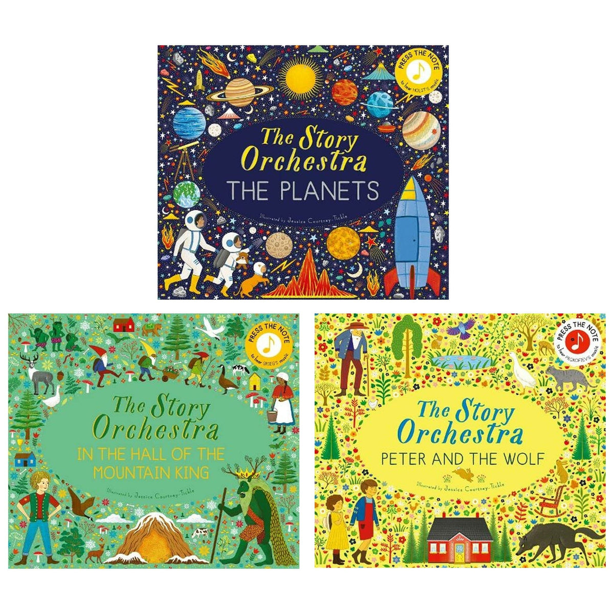 The Story Orchestra Series (Set 3) By Jessica Courtney-Tickle 3 Books ...