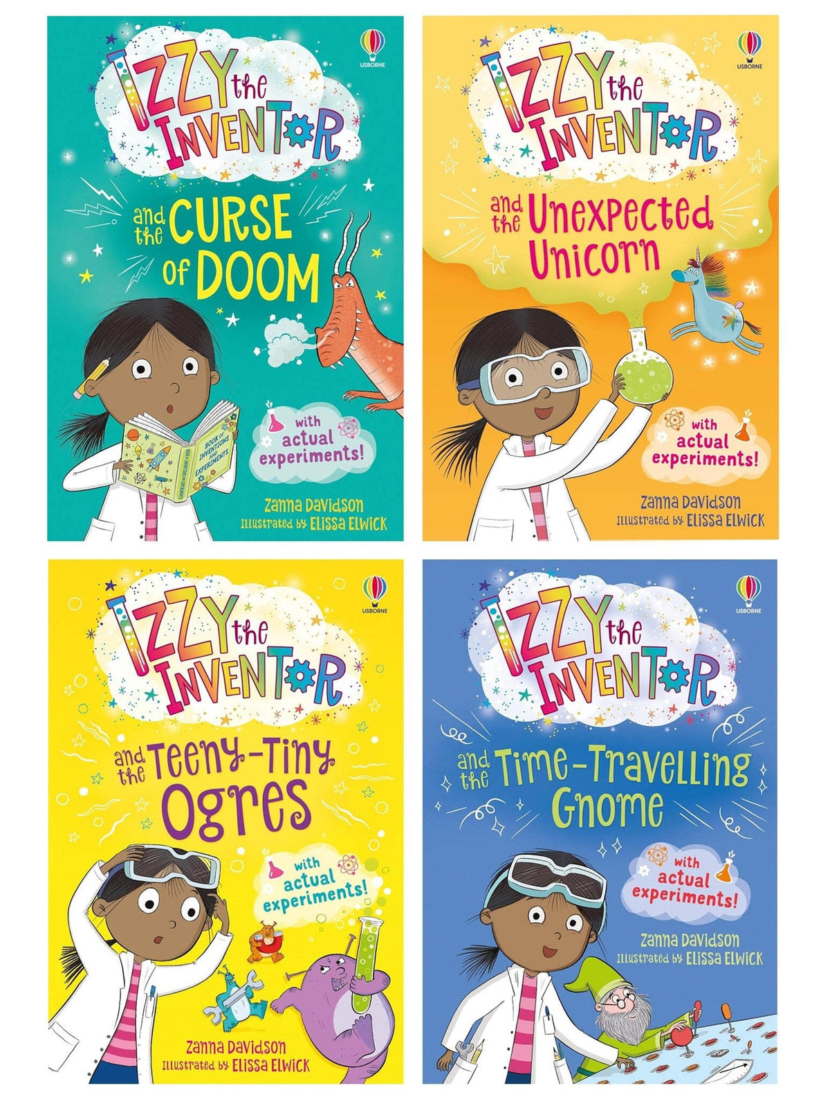 Izzy the Inventor Series By Zanna Davidson 4 Books Collection Set - Ag ...