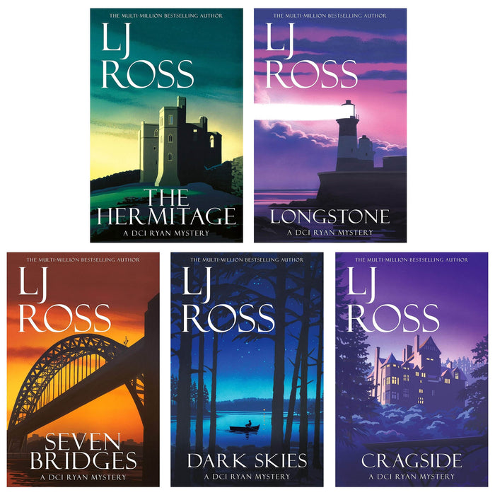 The DCI Ryan Mysteries (Vol. 6-10) By LJ Ross 5 Books Collection Set ...