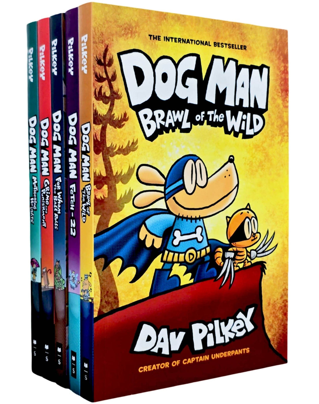Dog Man by Dav Pilkey: Books 1-10 — Books2Door
