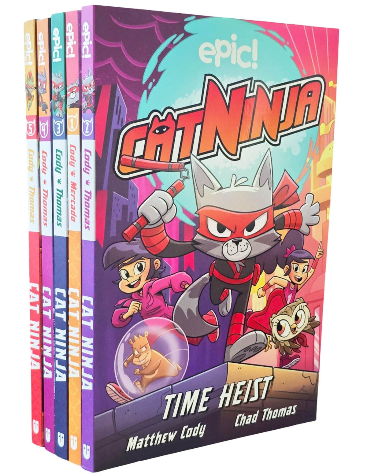 Cat Ninja Series by Matthew Cody 5 Books Collection Set - Ages 7-12 ...