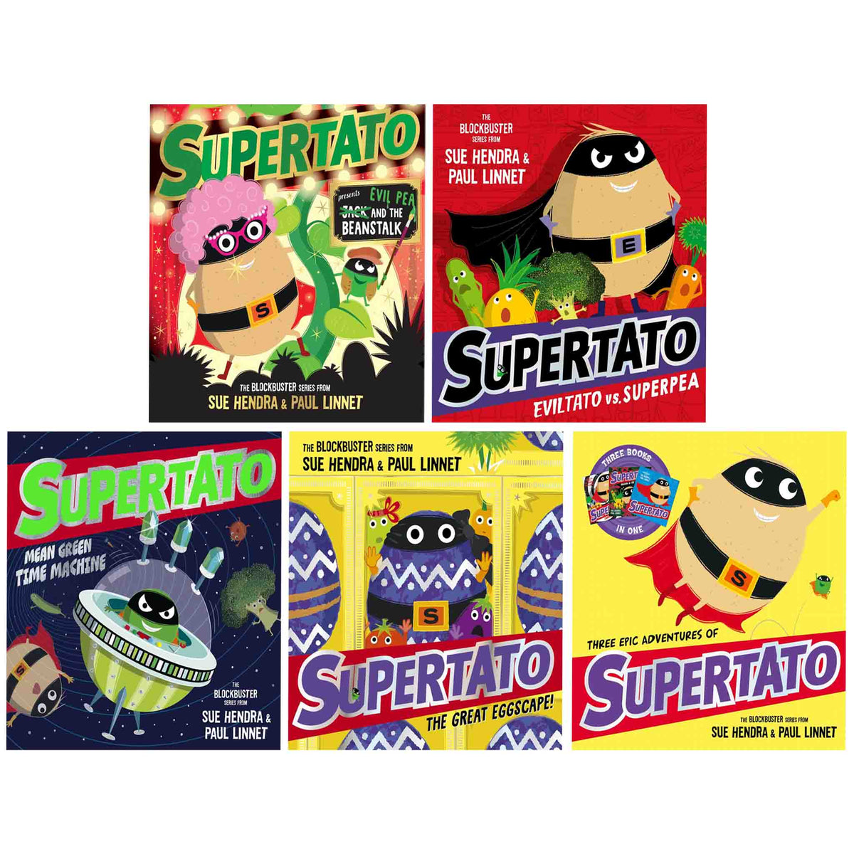 Supertato Series 5 Books Collection Set By Sue Hendra & Paul Linnet ...