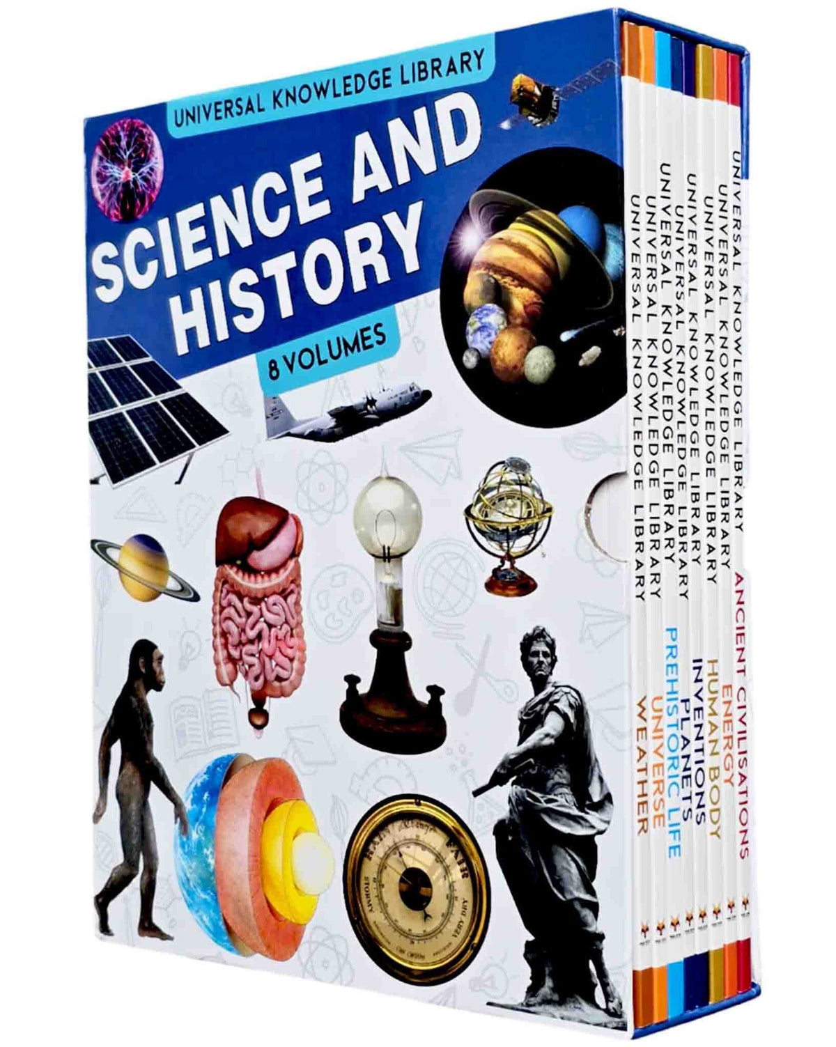 Universal Knowledge Library Series: Science and History 8 Books Collec ...