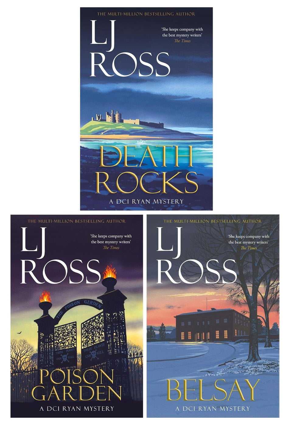 The DCI Ryan Mysteries (Vol. 21-23) By LJ Ross 3 Books Collection Set ...